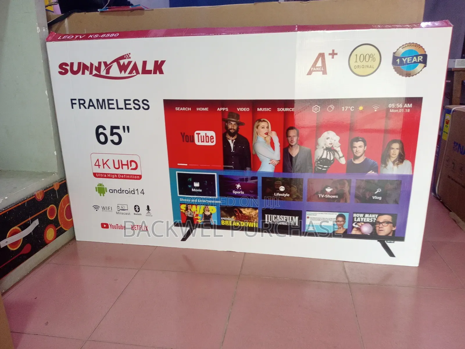 Majestic Sunny Walk 65 Inches Smart Tv Model: Ks-6580, Very Affordable ...