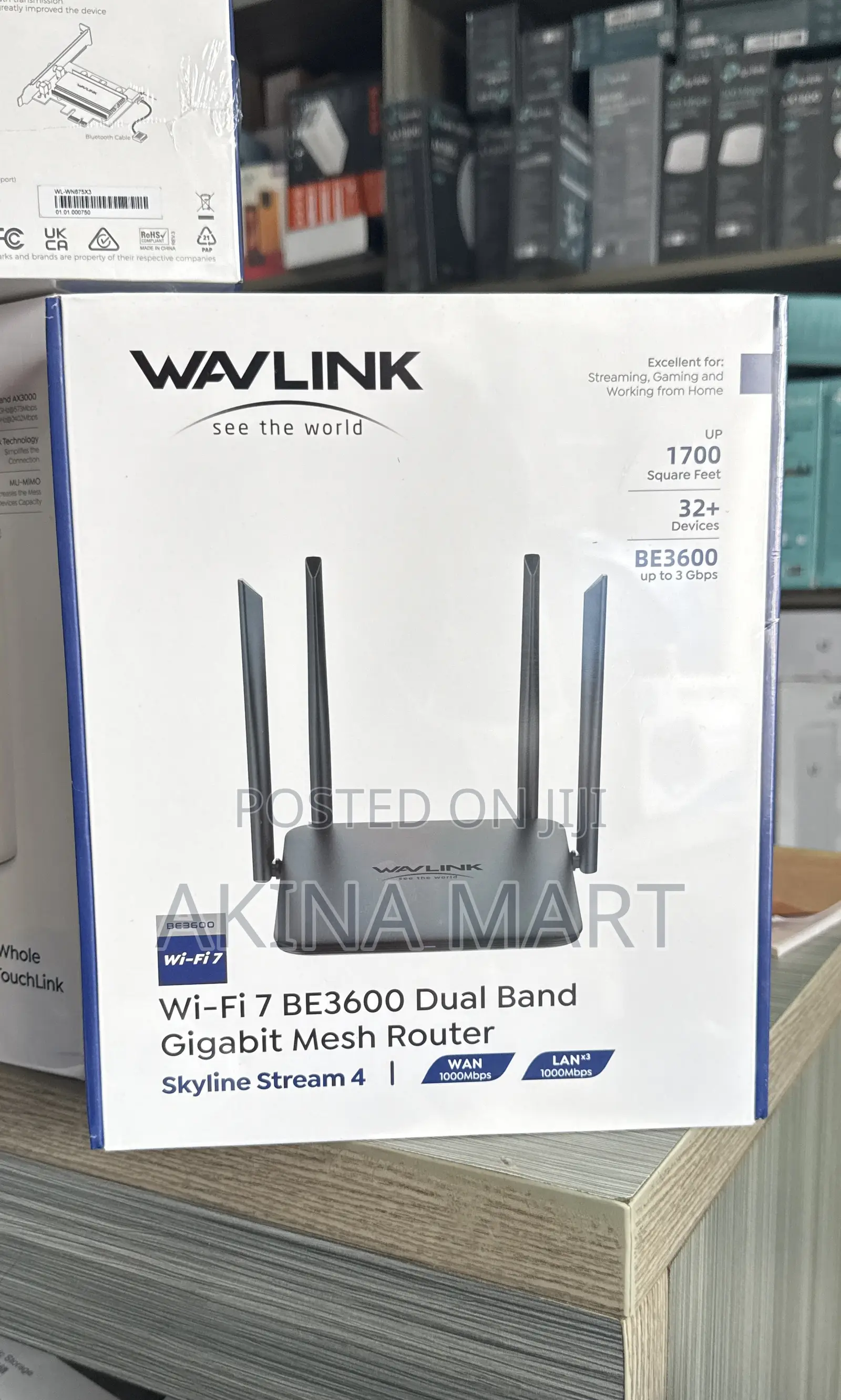 Wav-Link Be3600 Dual Band Gigabitmesh Router Skyline Stream 4 in Lapaz ...