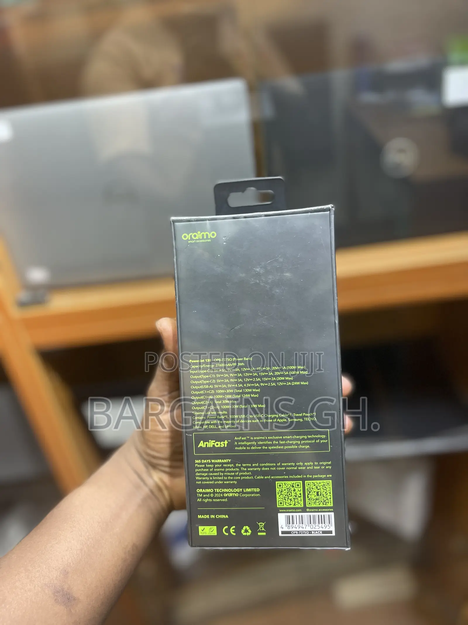 Oraimo Powerjet 130 Laptop Power Bank (27600mah) in Circle ...