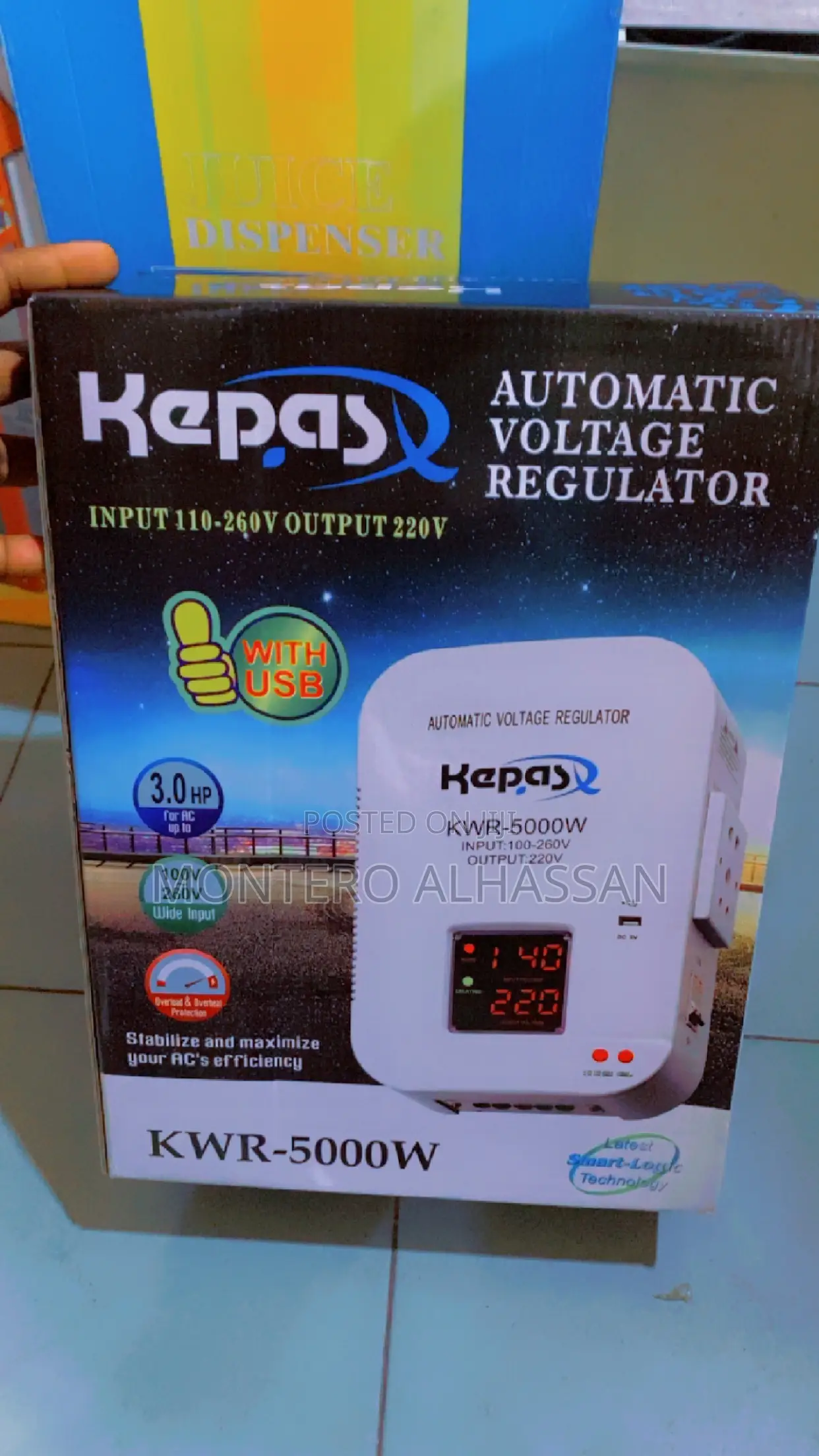 Kepas Wall Mount Stablizer 5000watts in Accra Metropolitan - Home ...