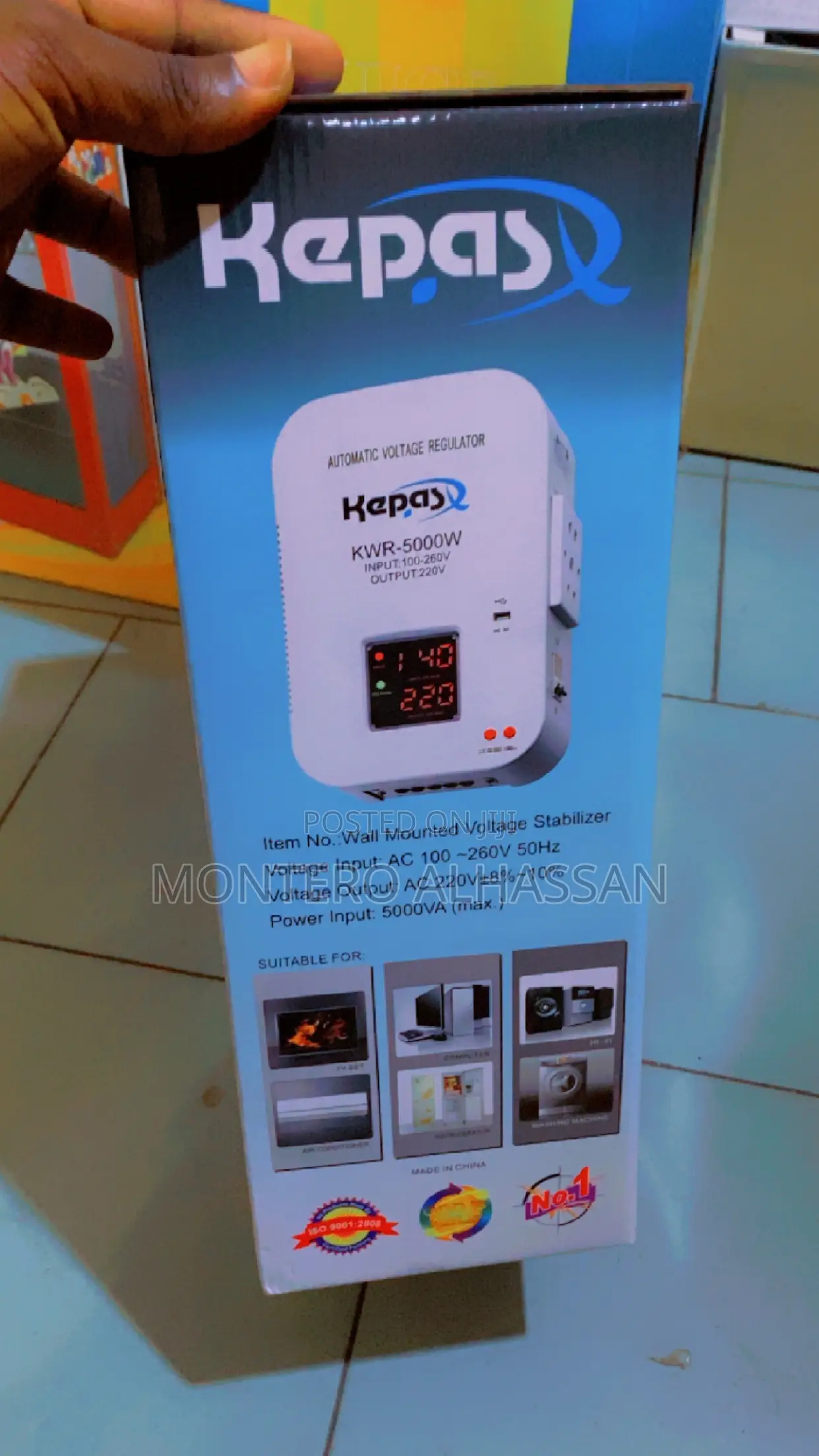 Kepas Wall Mount Stablizer 5000watts in Accra Metropolitan - Home ...