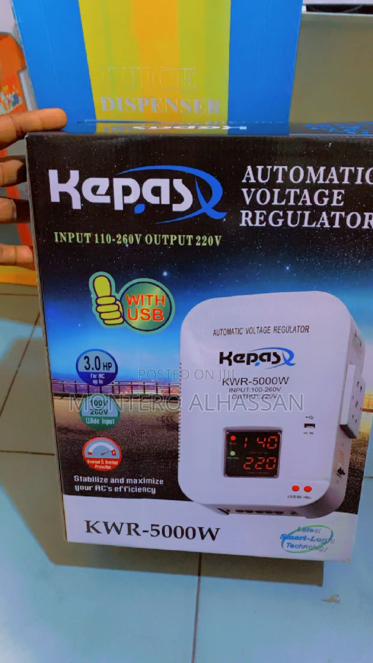 Kepas Wall Mount Stablizer 5000watts in Accra Metropolitan - Home ...