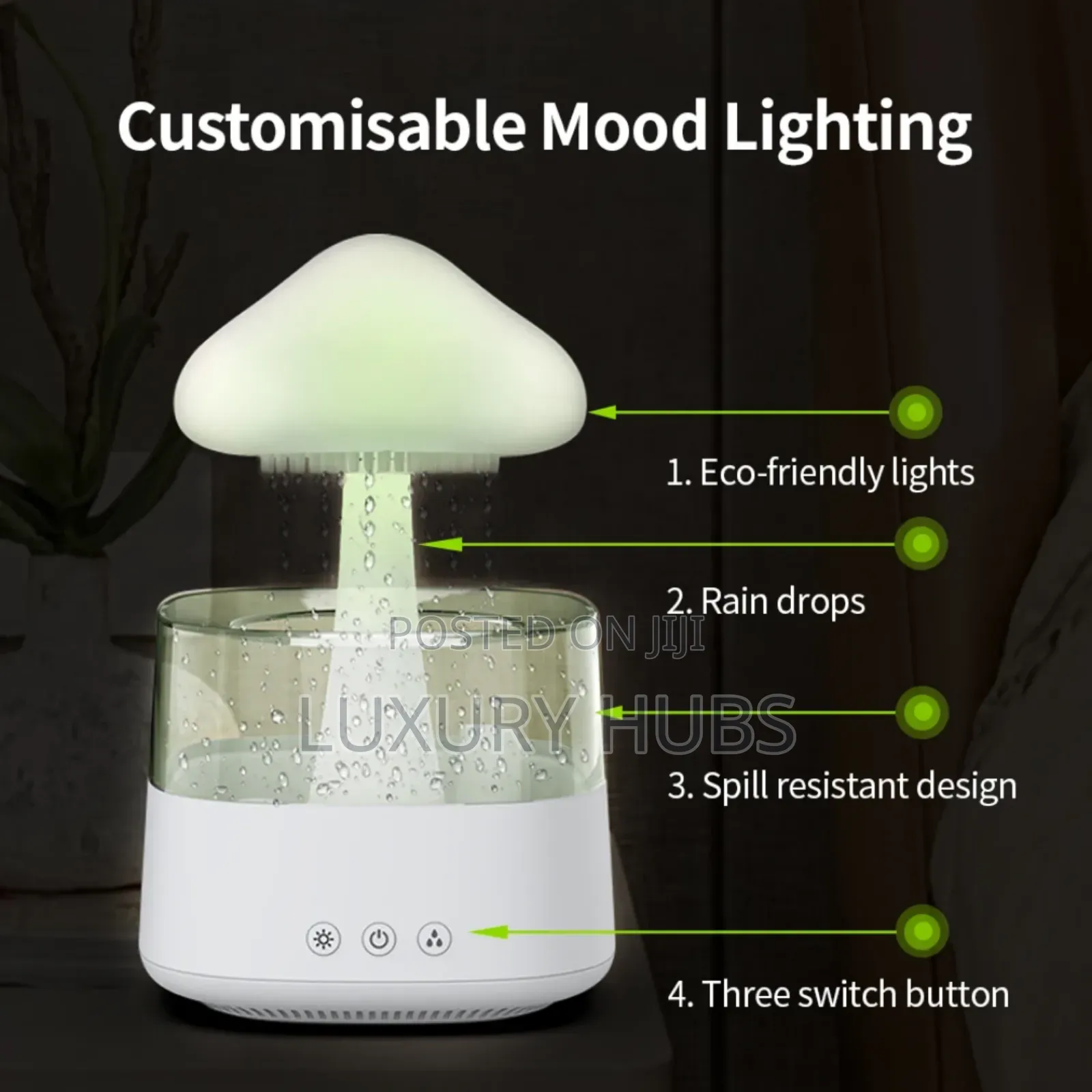 Raindrops Portable Humidifier 500ml in Dansoman - Home Accessories ...