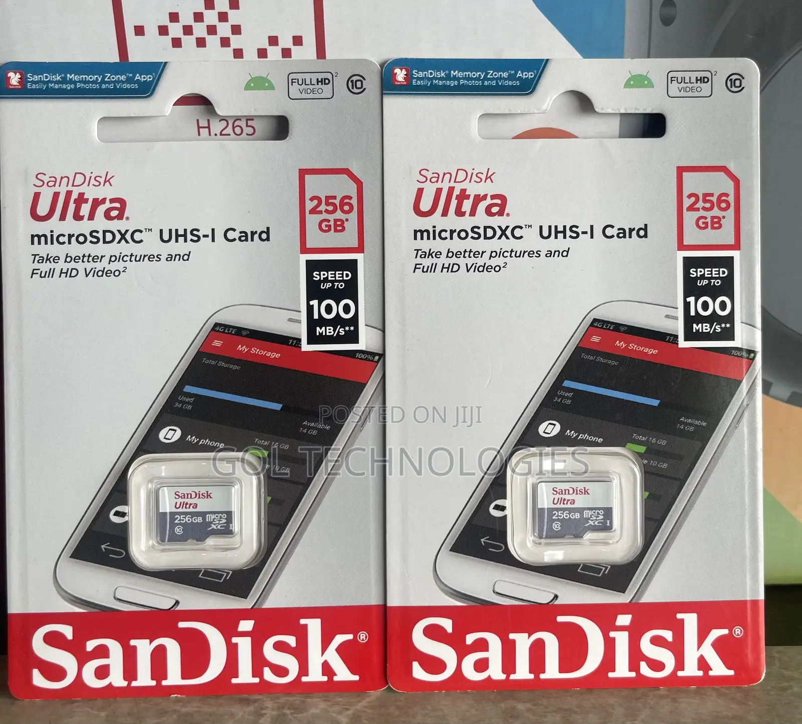 Micro Sd Card 256gb Sandisk Ultra Speed Up Tp 100 Mb/S in Tesano ...