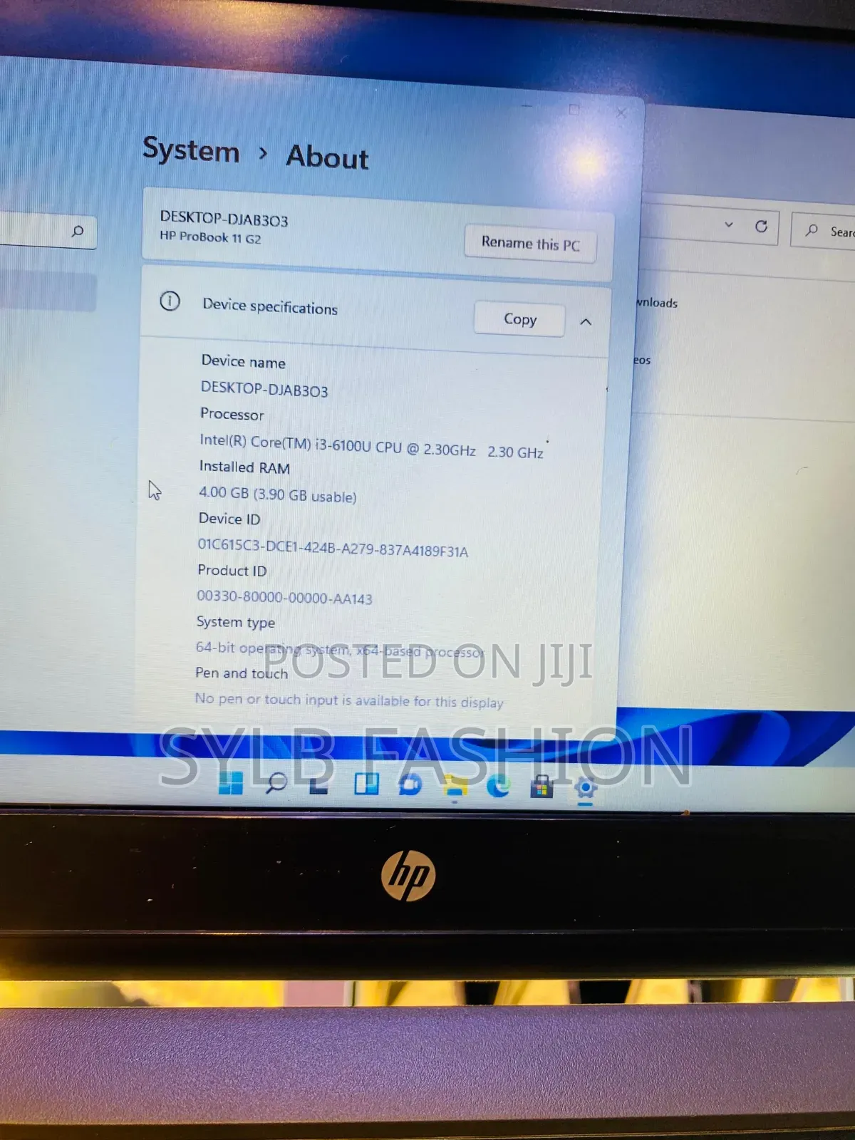 Laptop HP ProBook 11 G2 EE 4GB Intel Core I3 SSD 128GB in Takoradi ...
