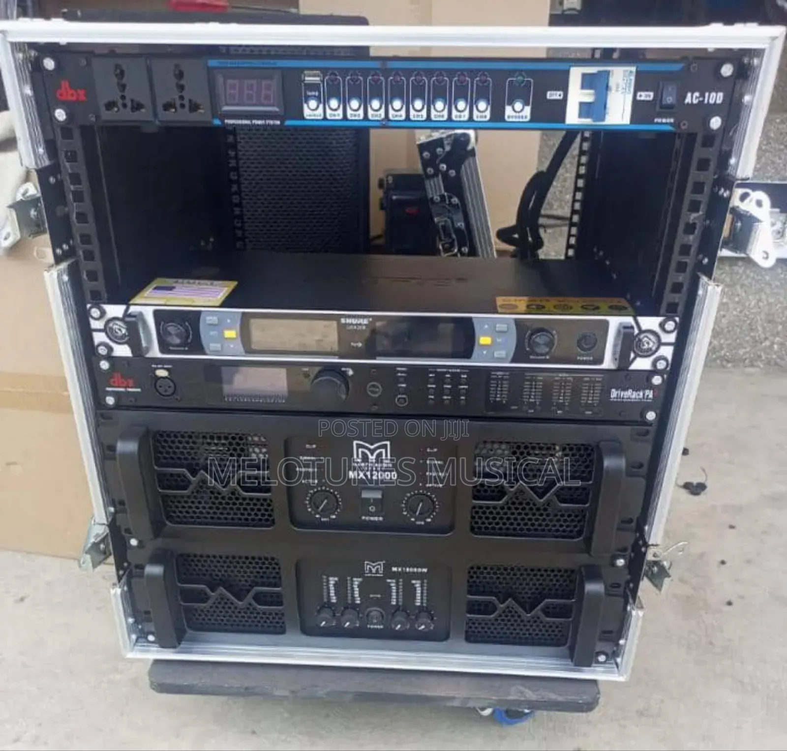 3piece 12inches Line Array With 1pair Bass and Amp Rack Set in Accra ...