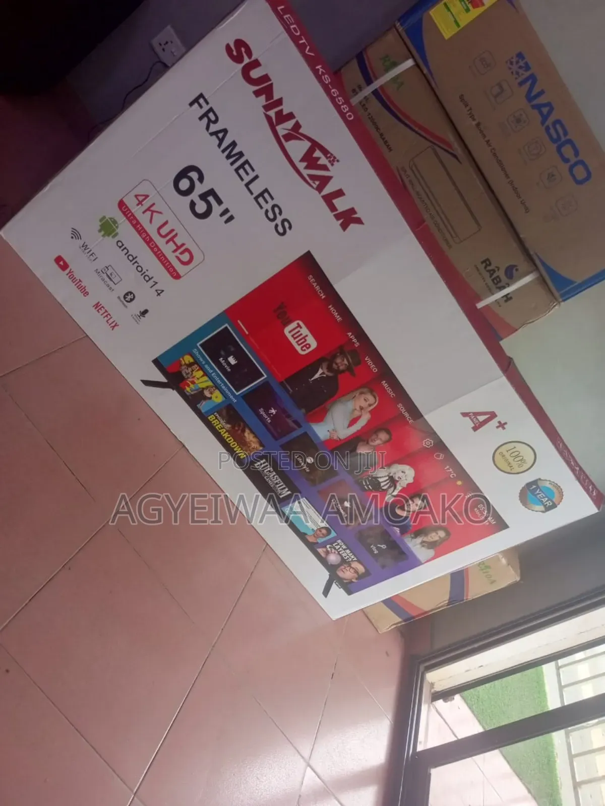 Concieted Sunnywalk Big 65inches Smart Android Television Ks-6580 in Accra Metropolitan - TV ...