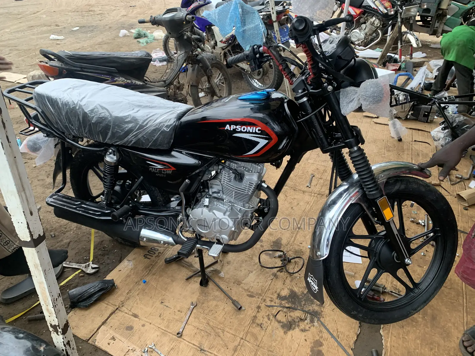 New Apsonic AP125-S NEW 2025 Black in Spintex - Motorcycles & Scooters ...