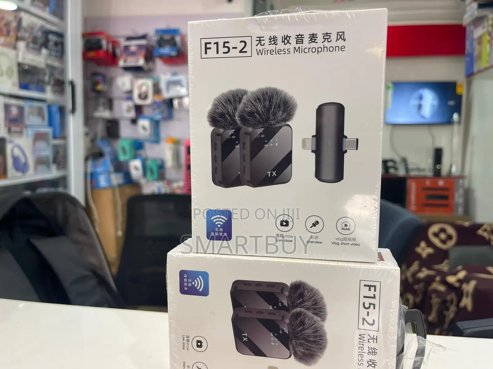 Crystal Clear Wireless Microphone With Dual Channel in Adenta ...