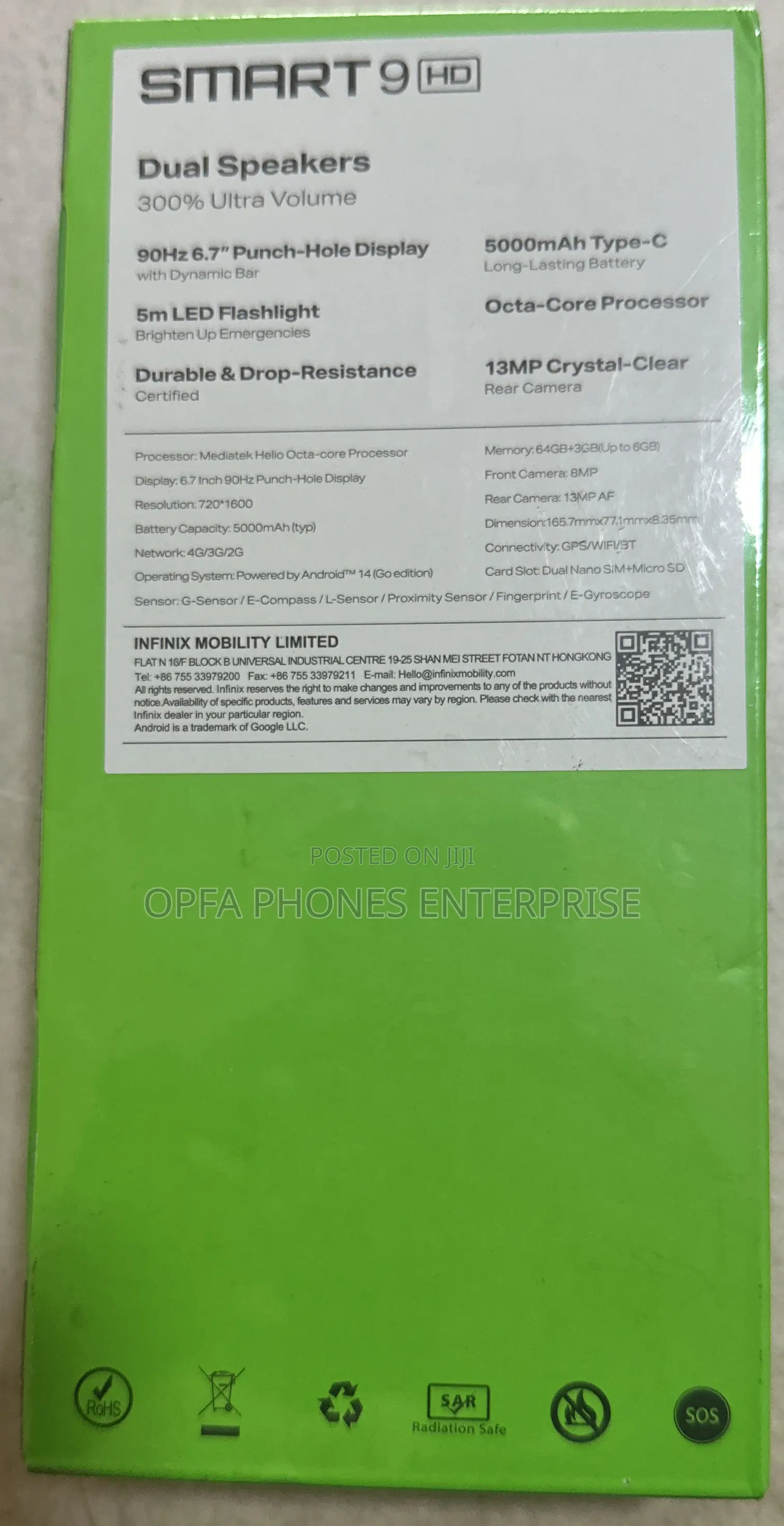 New Infinix Smart 9 64 GB Gray in Lapaz - Mobile Phones, Barack Yaw ...