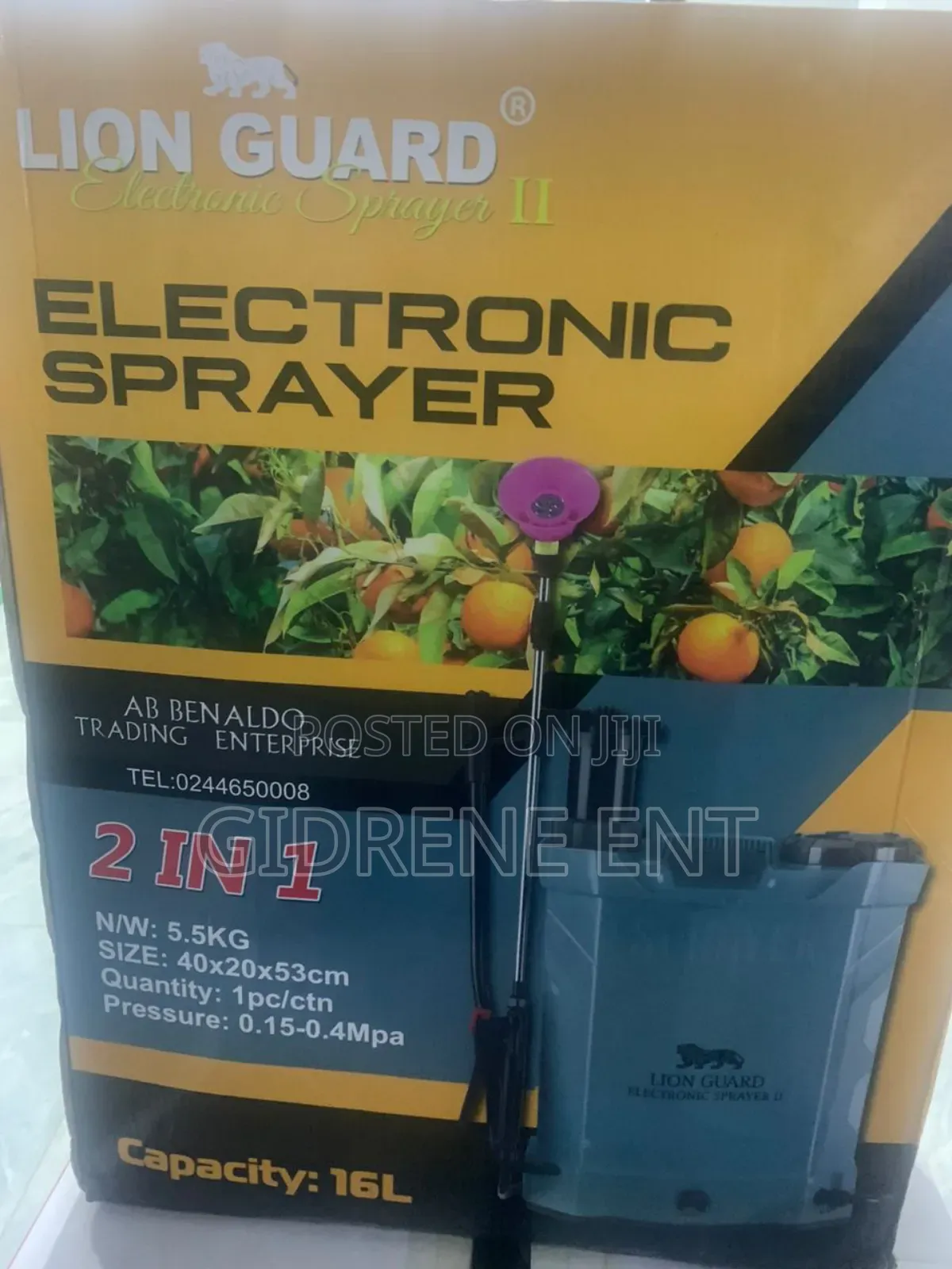 Electric Plus Manuall 2 in One Spraying Machine in Adenta - Farm ...