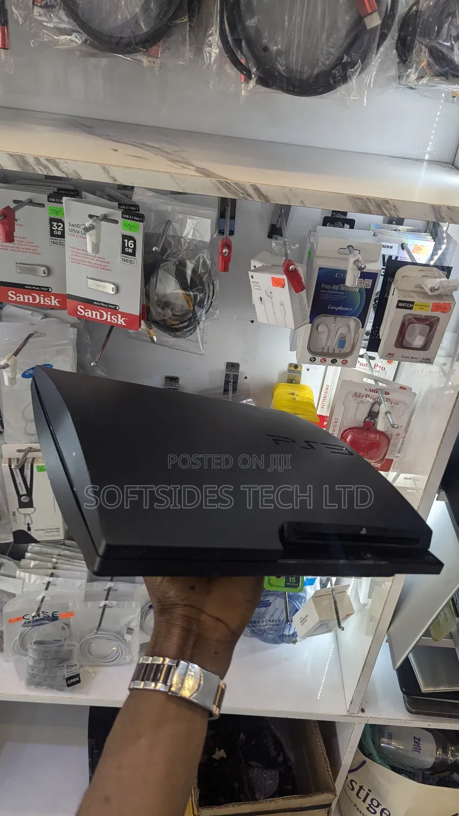 A Black Playstation 3 Slim With Games for Sale in Accra in Accra ...