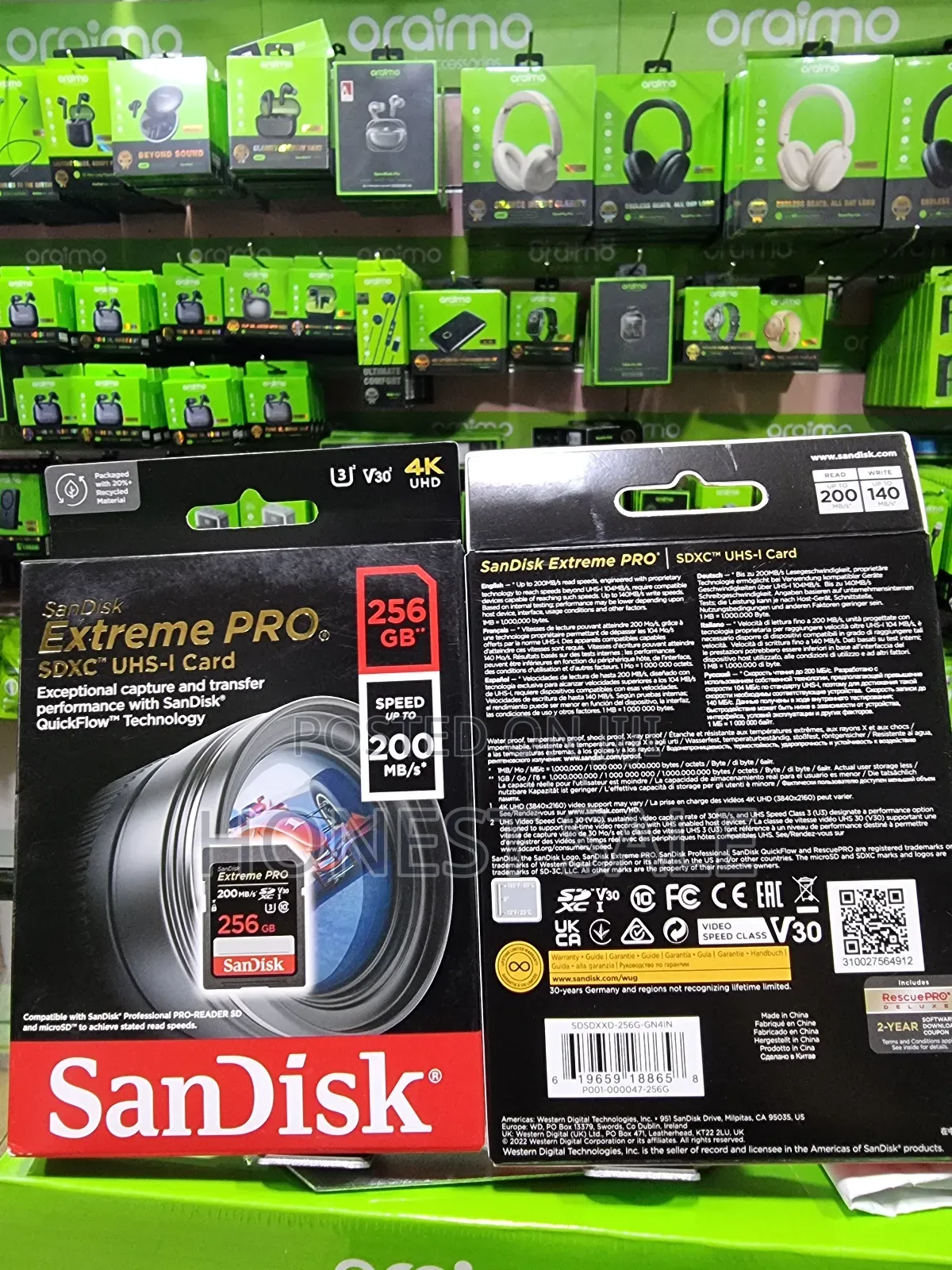 256gb Sandisk Extreme Pro Camera Sd Card in Madina - Accessories for ...