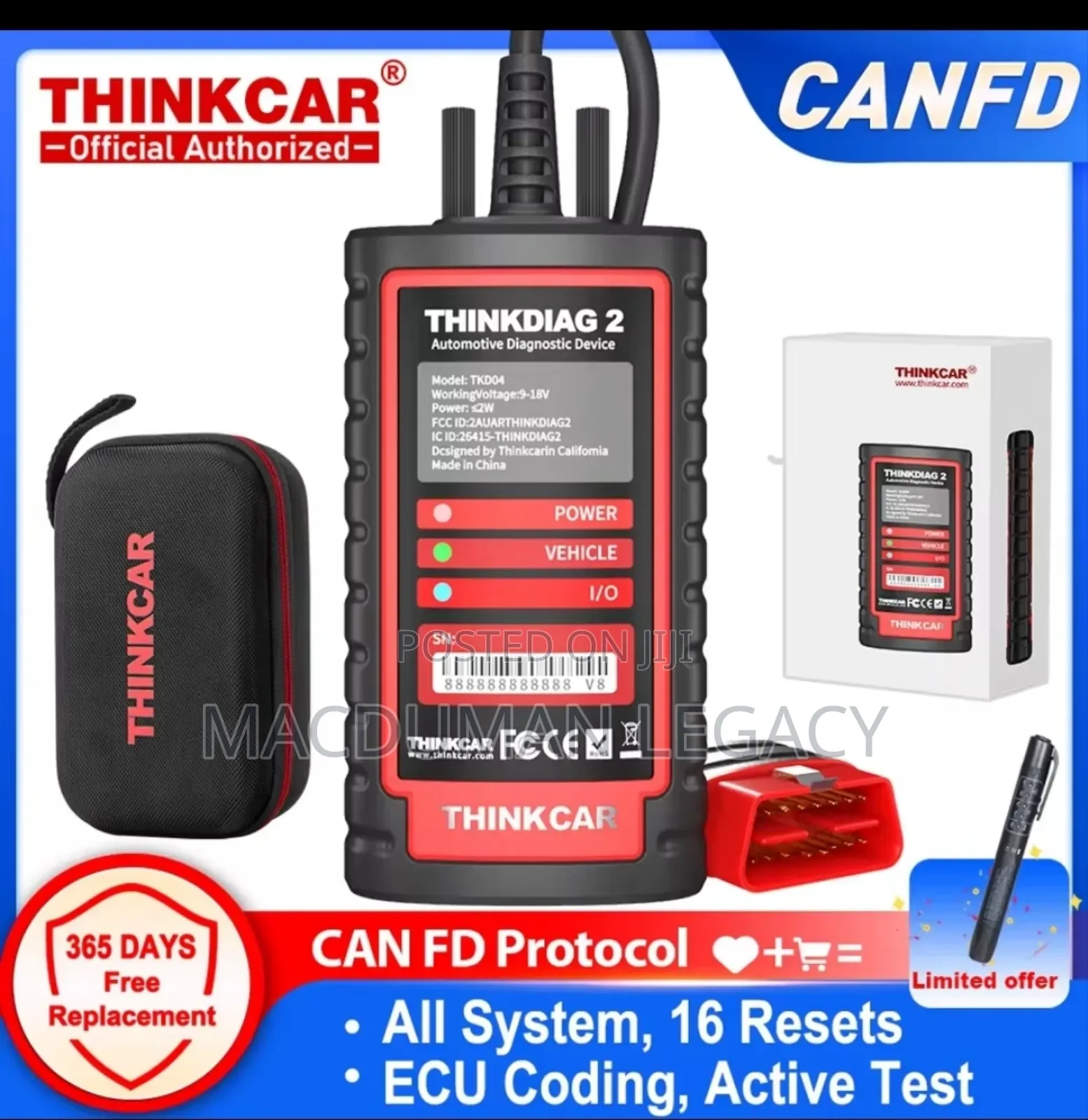 Thinkcar 2 (Diag 2)Car Scanner in Ofankor - Vehicle Parts & Accessories ...