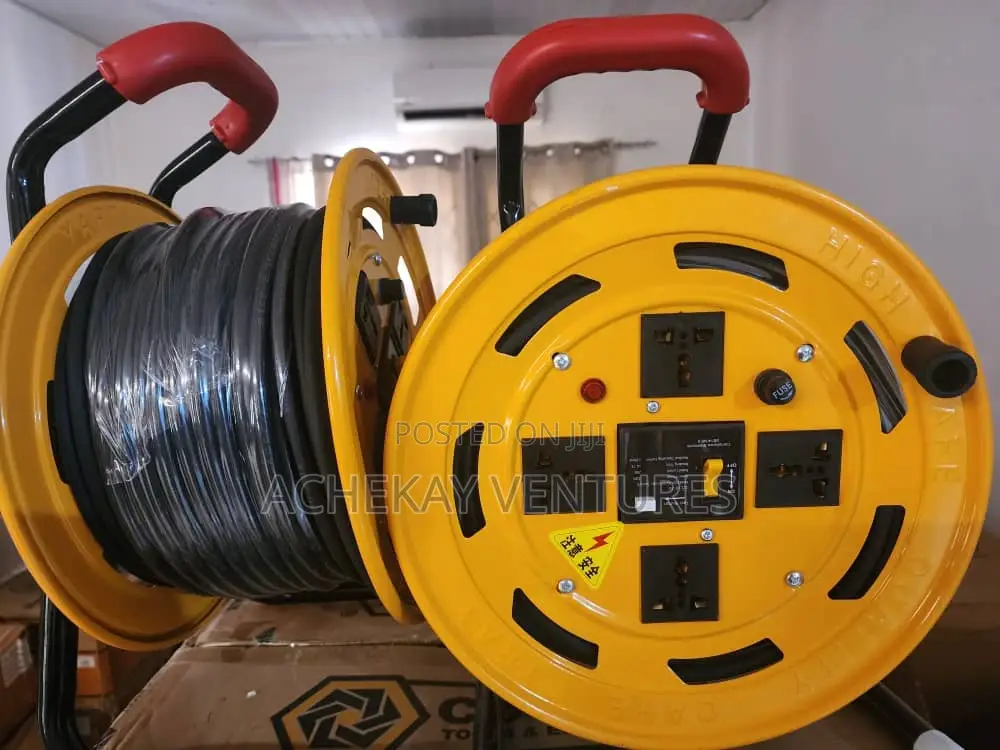 Extension Cable Reel 100% Copper - High Quality 2.5mm2 - 50 Meters for ...