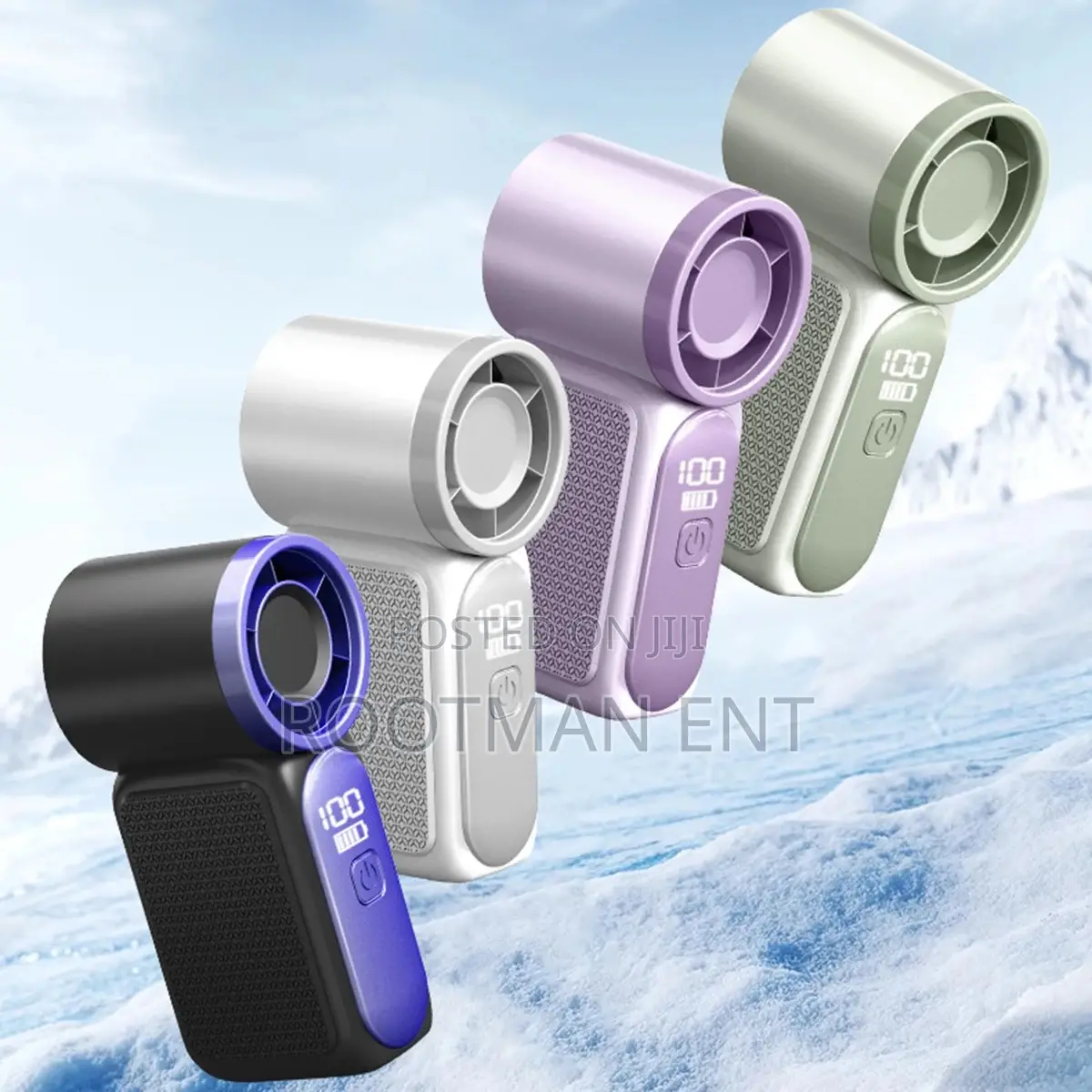 Handheld Mini Fan Portable Fan 100 Wind Speed And Display Screen in ...