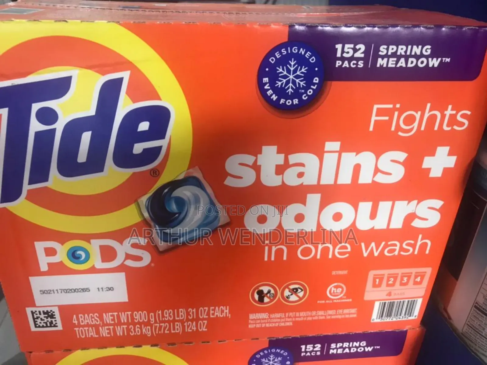 Tide Pod in the Box Fights Stains Plus Odour in Spintex - Household ...