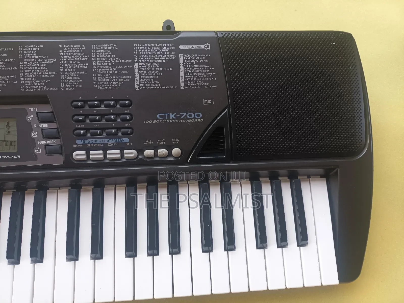 Casio CTK 700 With Book Bookrest and an Adapter in Tema Metropolitan ...