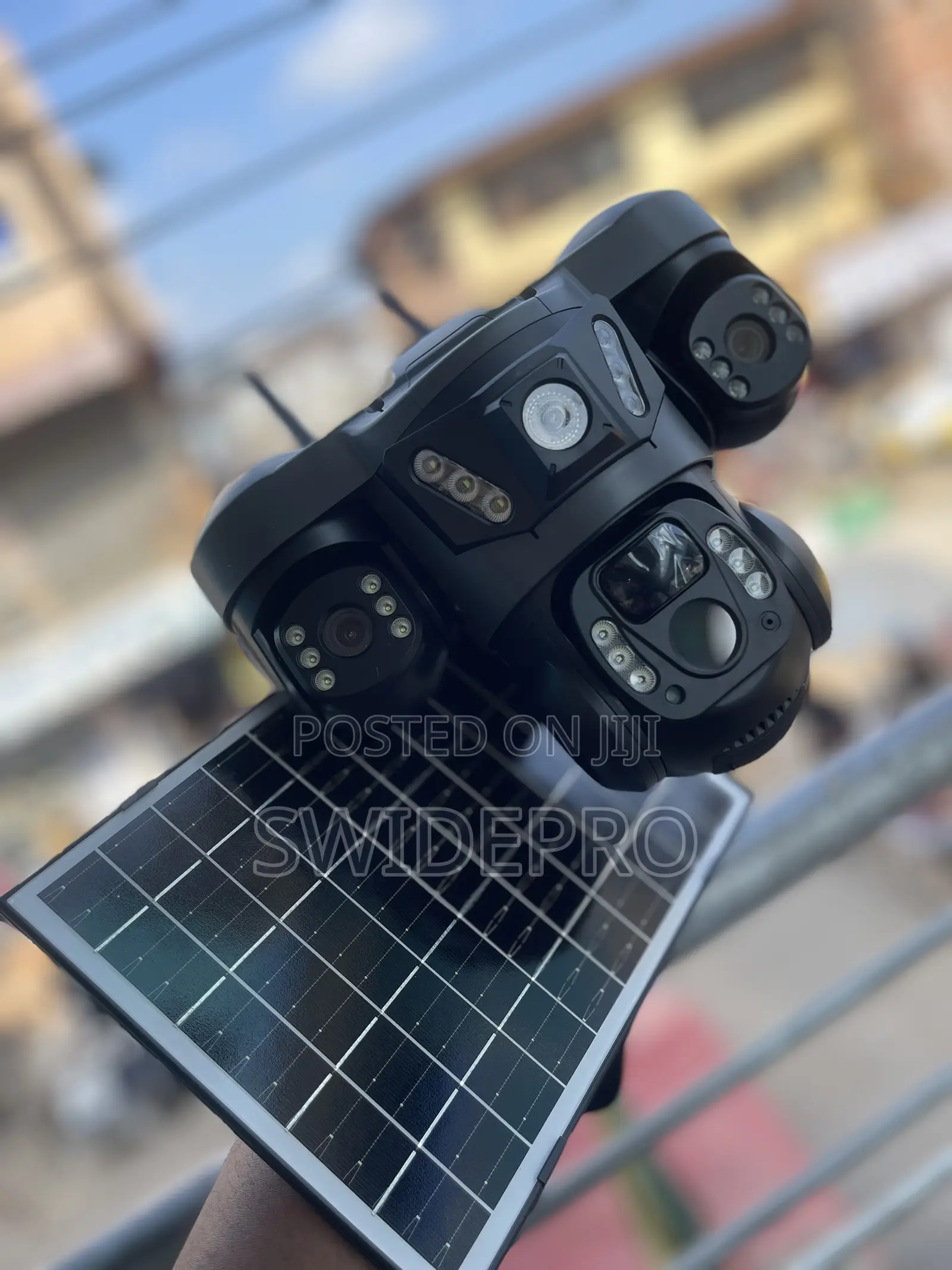 (3 Lens )Triple Lens Solar Powered Camera V380 Pro Smart Net 4g CCTV in ...