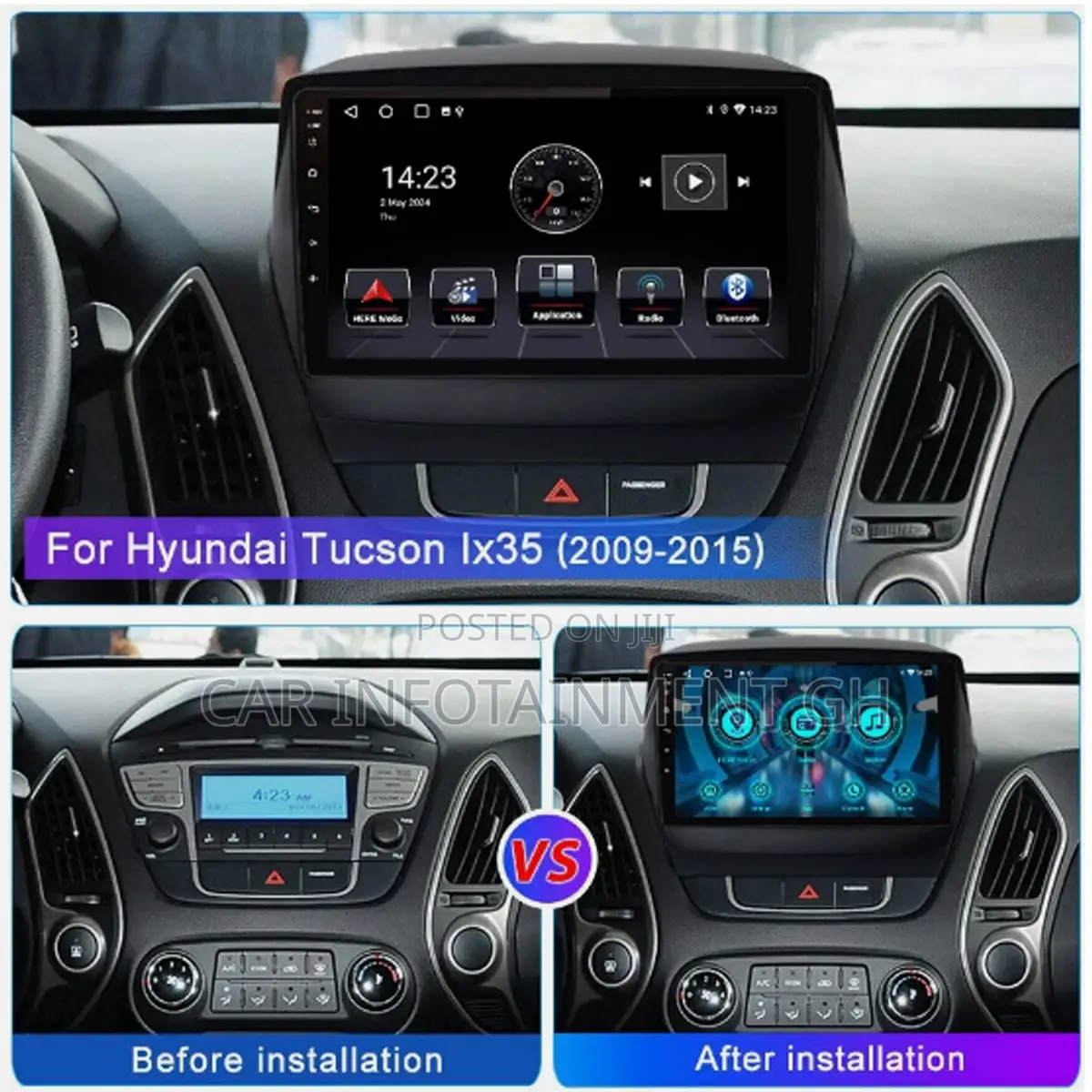 Brand New Android Car Tape For Hyundai Tucson 2010-2015 in Abossey Okai ...