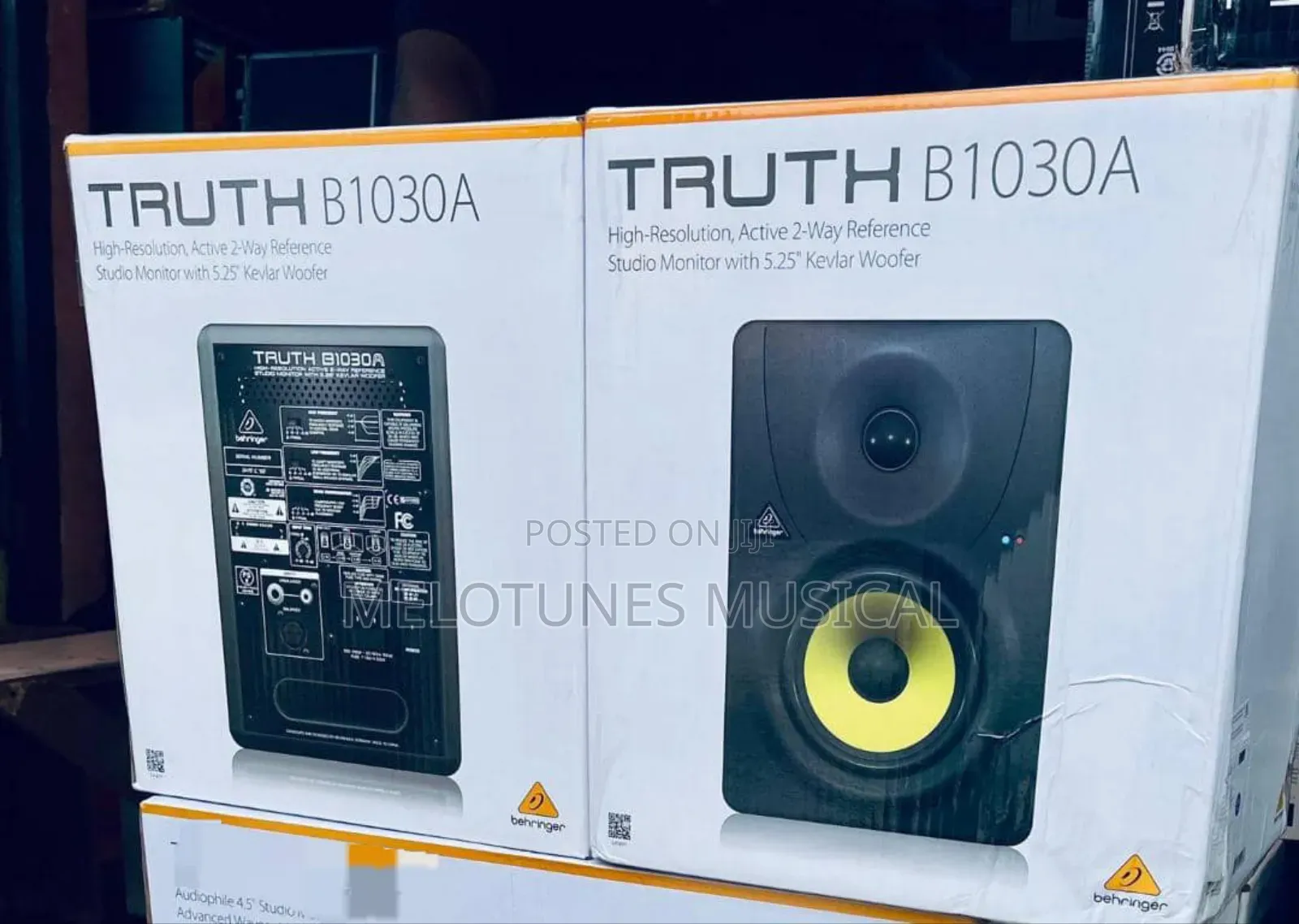 Behringer Truth B1030a High-Resolution, Active 2-Way Studio Monitor. in Accra Metropolitan ...