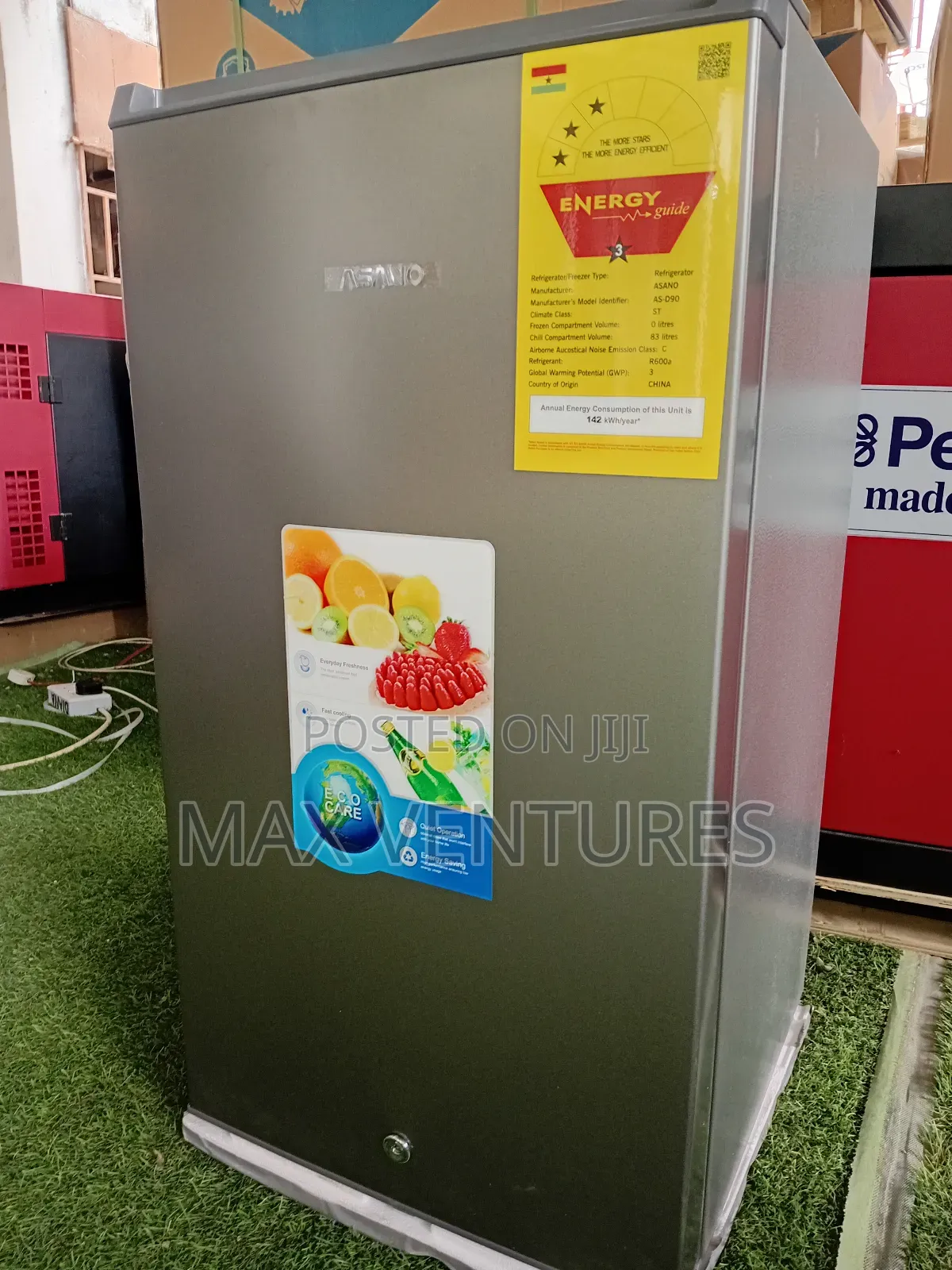 Asano 90l Table Top Fridge Fast Cooling Refrigerator Top Freezer Fresh ...