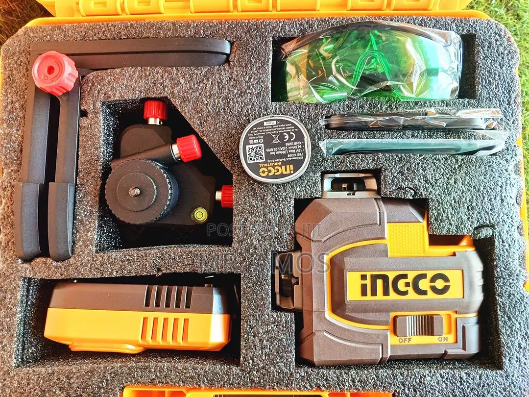 0-35m Cordless 3d Laser Level With 12 Green Lines - Hll301201 in Accra ...