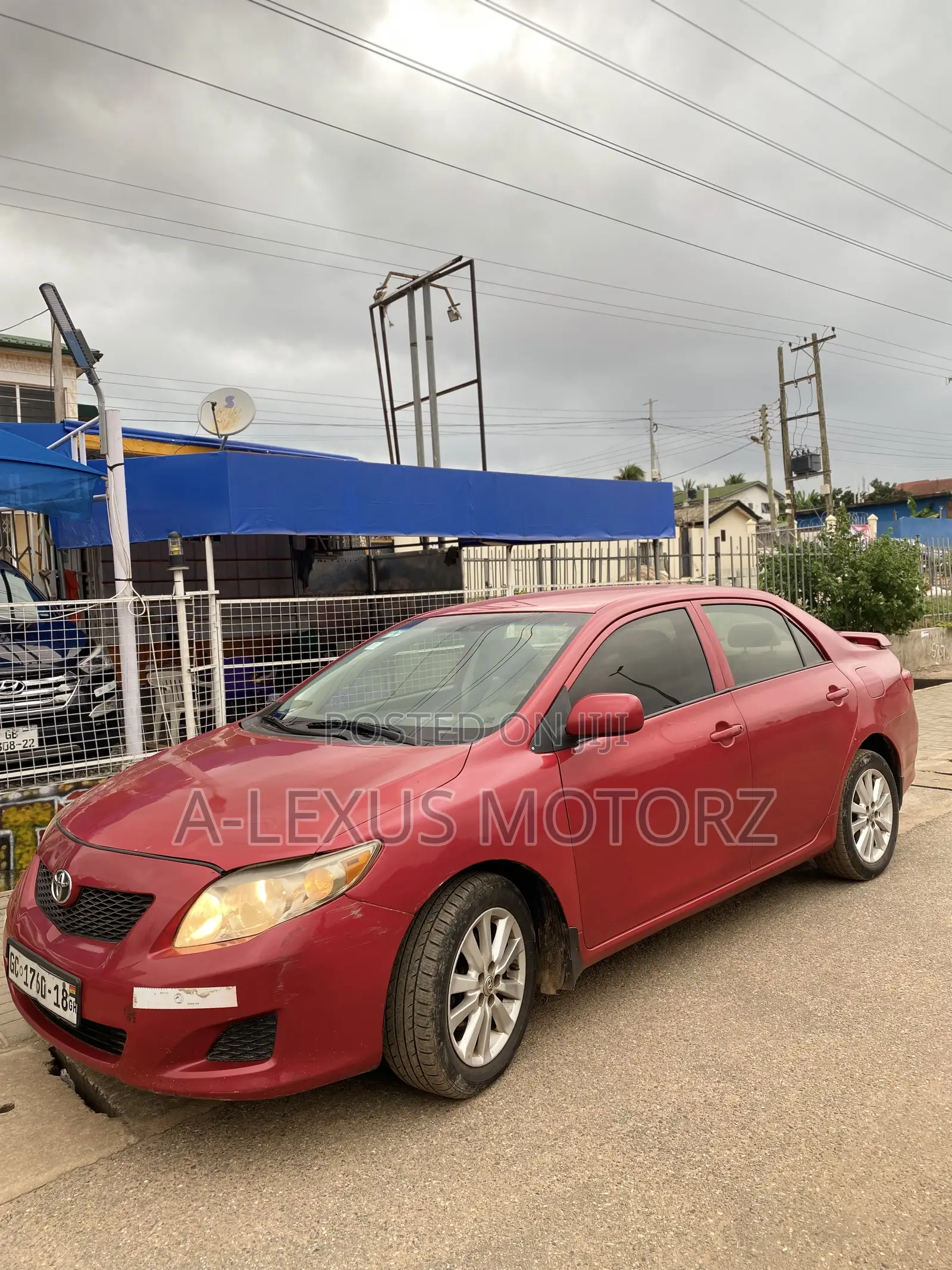 Toyota Corolla LE 4dr Sedan (1.8L 4cyl 4A) 2010 Red in Awoshie - Cars, A-lexus Motorz | Jiji.com.gh