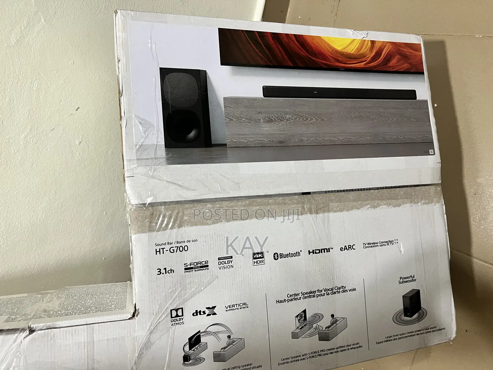 Sony Bluetooth Sound Bar 3.1ch/ Wireless Subwoofer With Dolby Atmos in ...