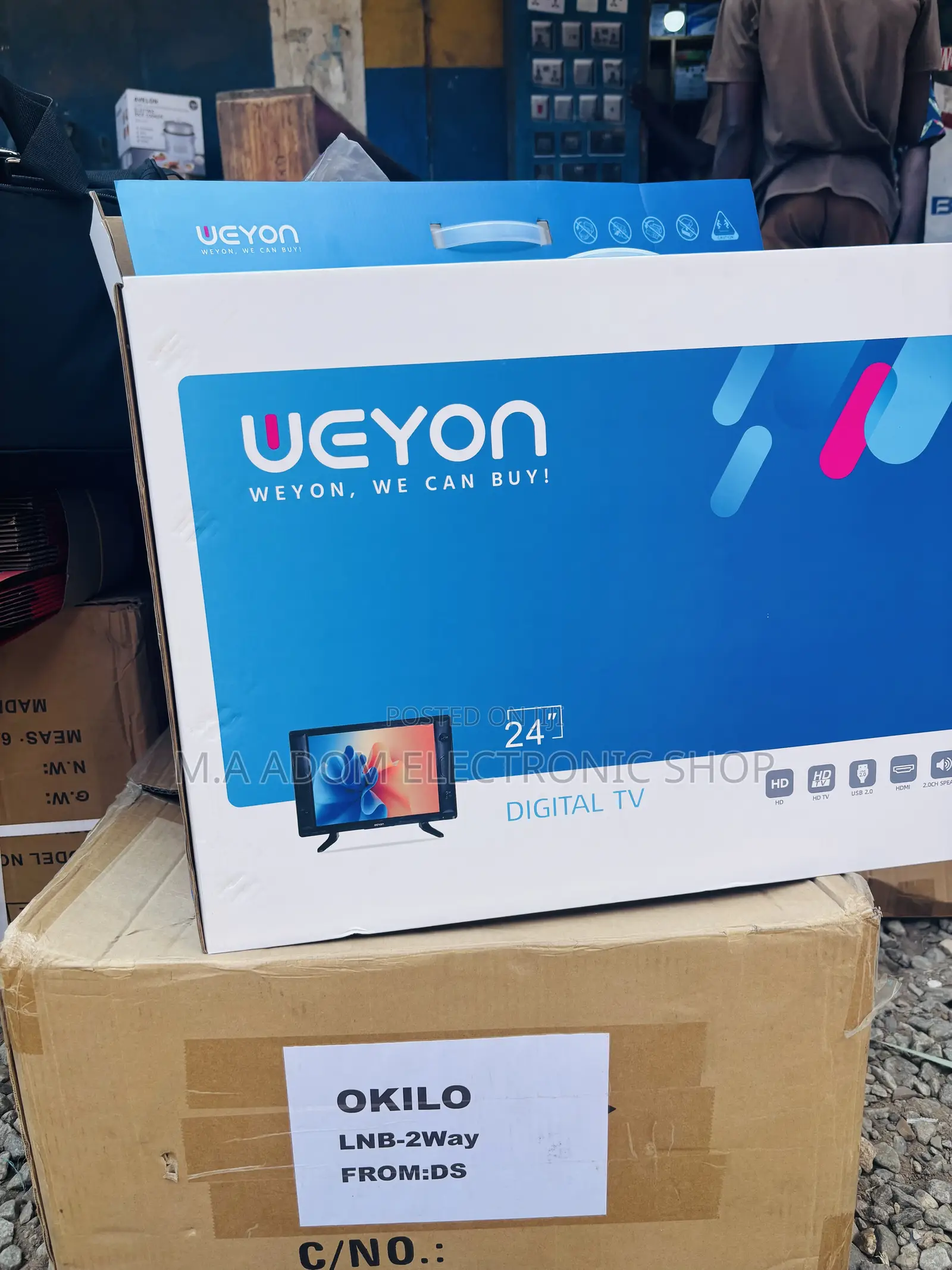 Weyon 24” Hd Digital Satellite Led Tv in Accra Metropolitan - TV & DVD ...