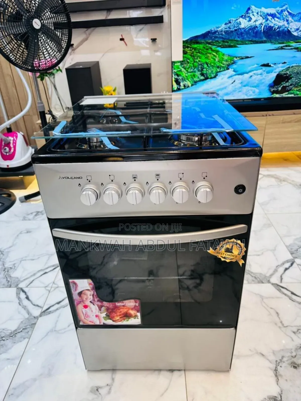 Standard Volcano Oven and Grill +4 Burner Gas Cooker * in Alajo ...