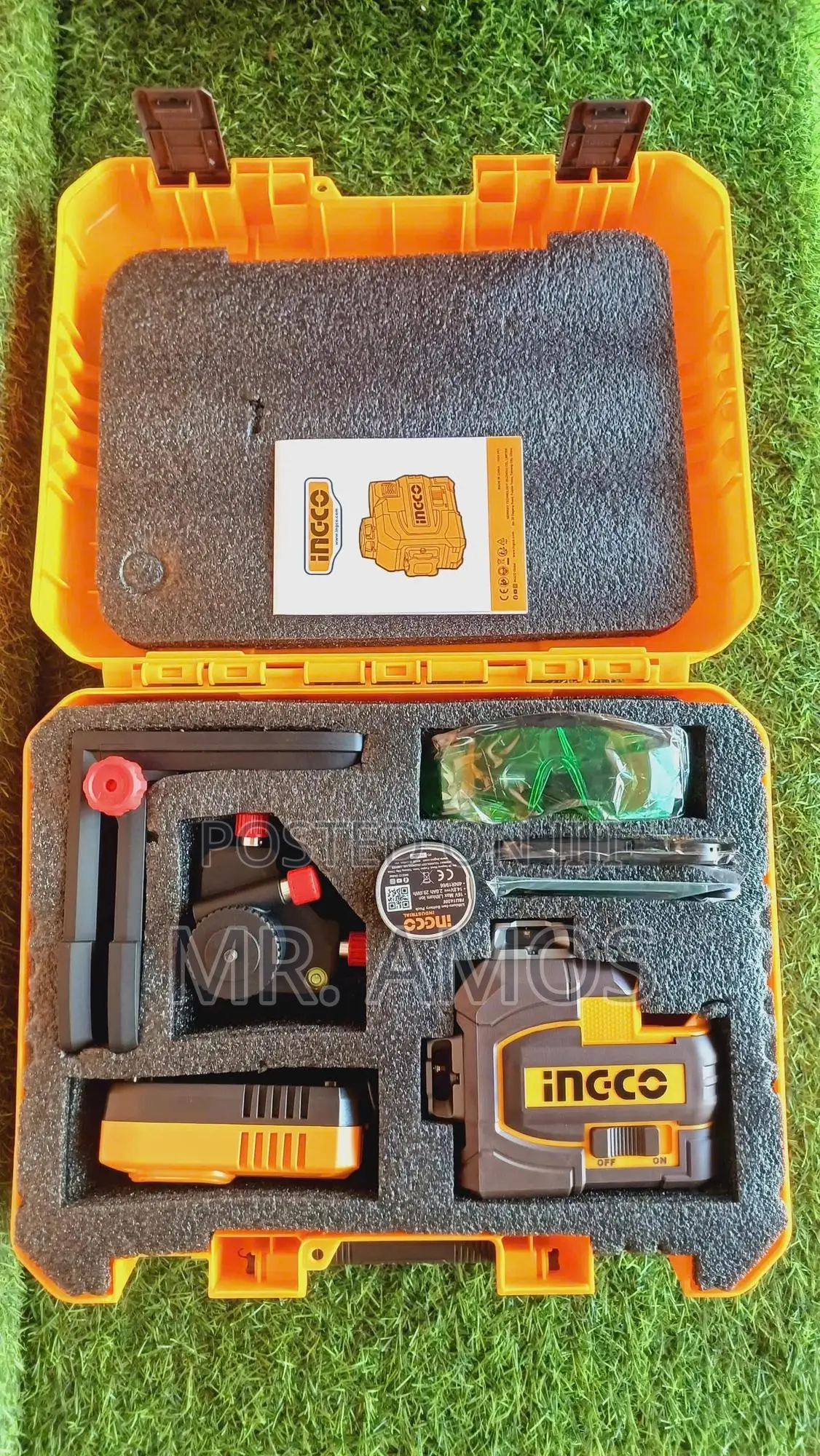 0-35m Cordless 3d Laser Level With 12 Green Lines - Hll301201 in Accra ...