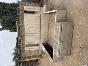 Purely Posh King Size Bed Frame With Side Drawers and Ottoman in ...