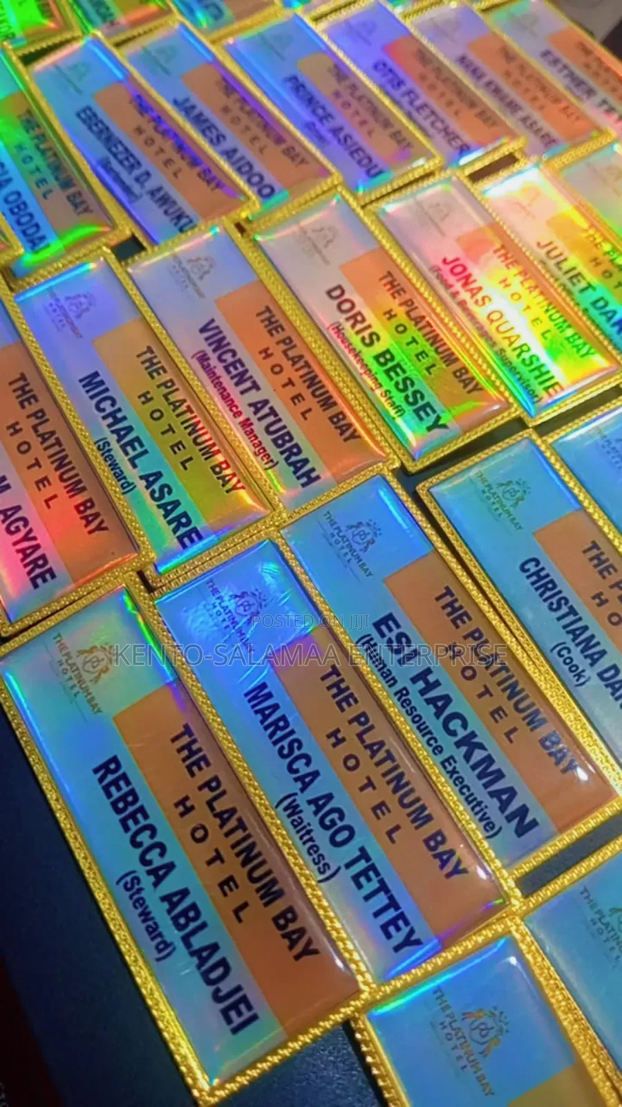 Premium Crystal Name Tag in Ho Municipal - Printing Services, Kenneth ...