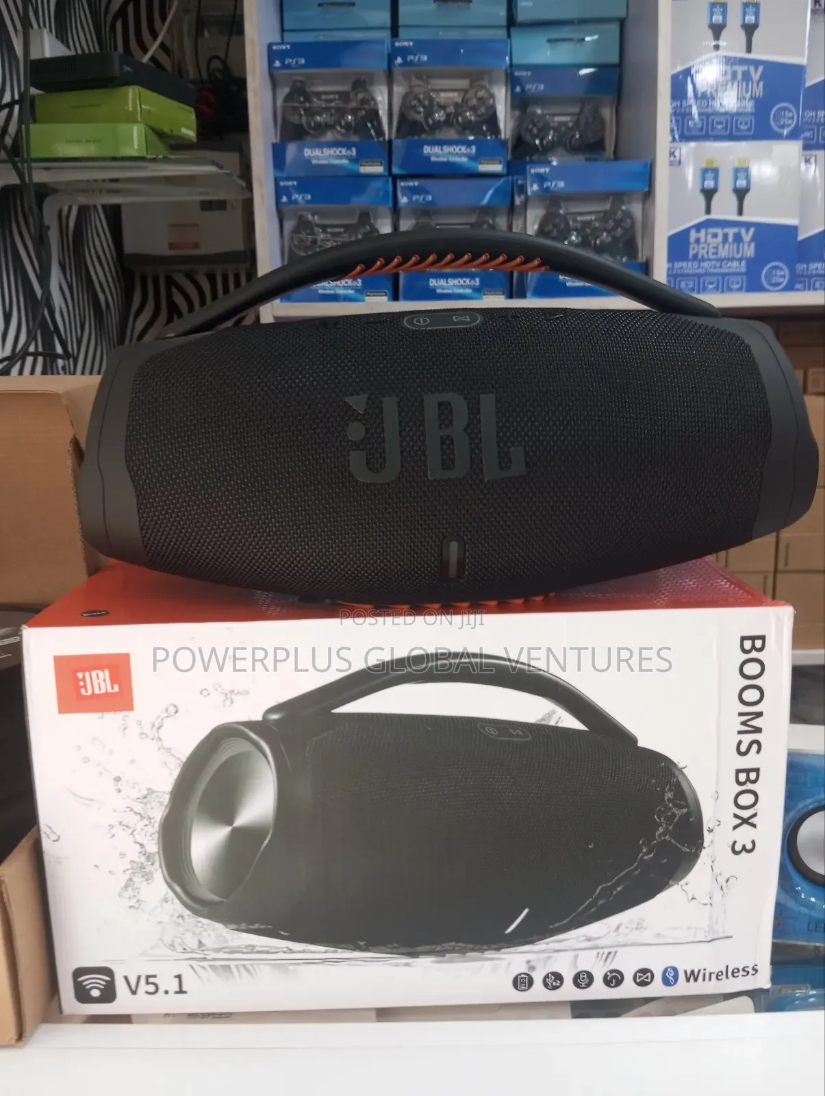 JBL Booms Box 3 Powerhouse Speaker in Circle - Audio & Music Equipment ...