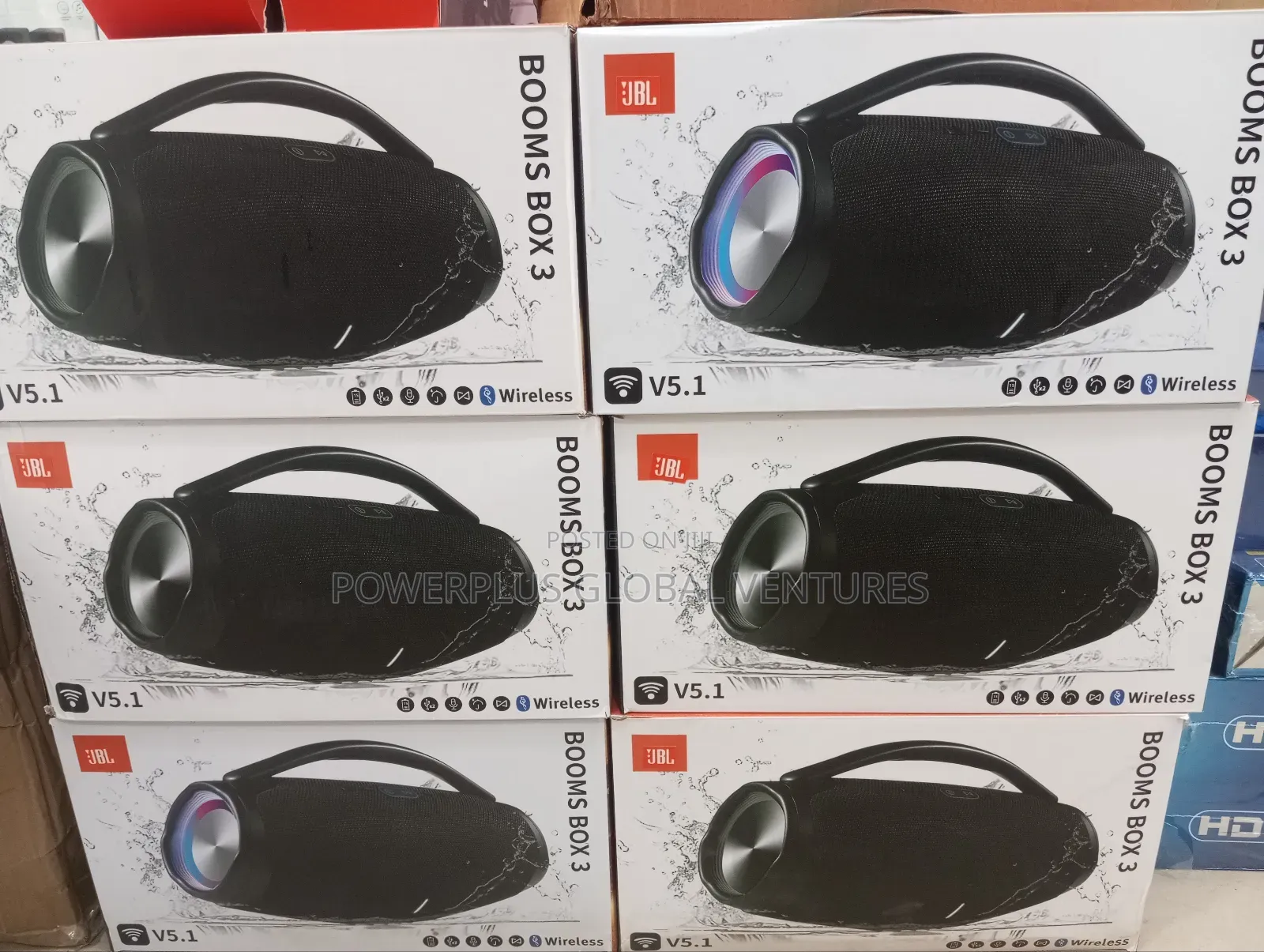 JBL Booms Box 3 Powerhouse Speaker in Circle - Audio & Music Equipment ...