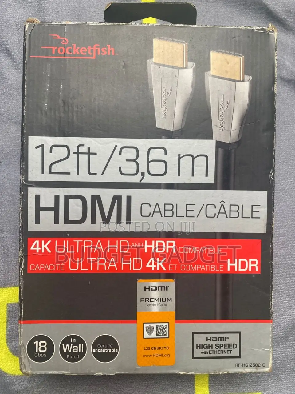 Rocketfish Ultrahd/Hdr Hdmi Cable in Tema Metropolitan - Computer ...