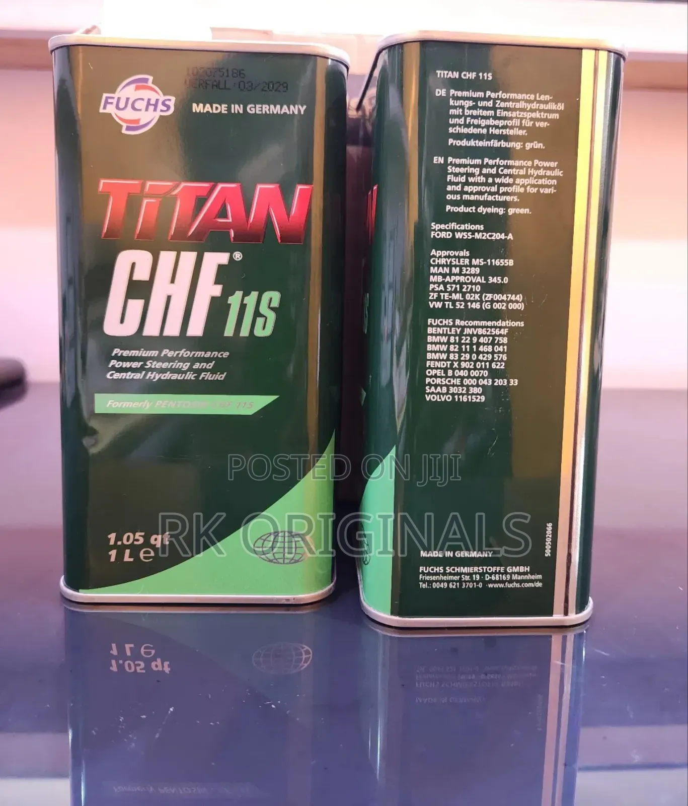 Pentosin Chf11s Power Steering And Hydraulic Fluid From Germany🇩🇪 in ...