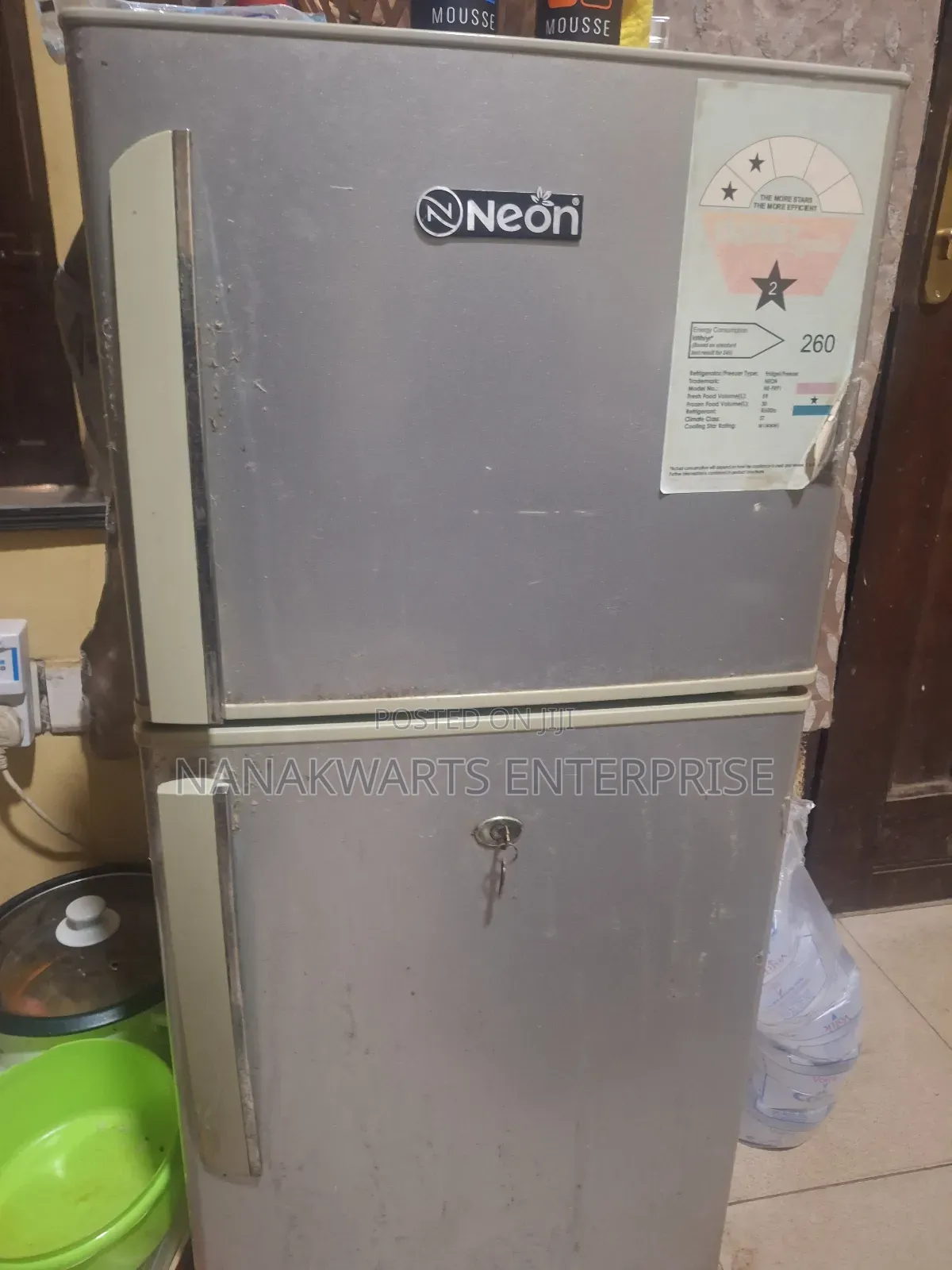 Neon Fridge Used in Kumasi Metropolitan - Kitchen Appliances, Nanakwarts Enterprise | Jiji.com.gh