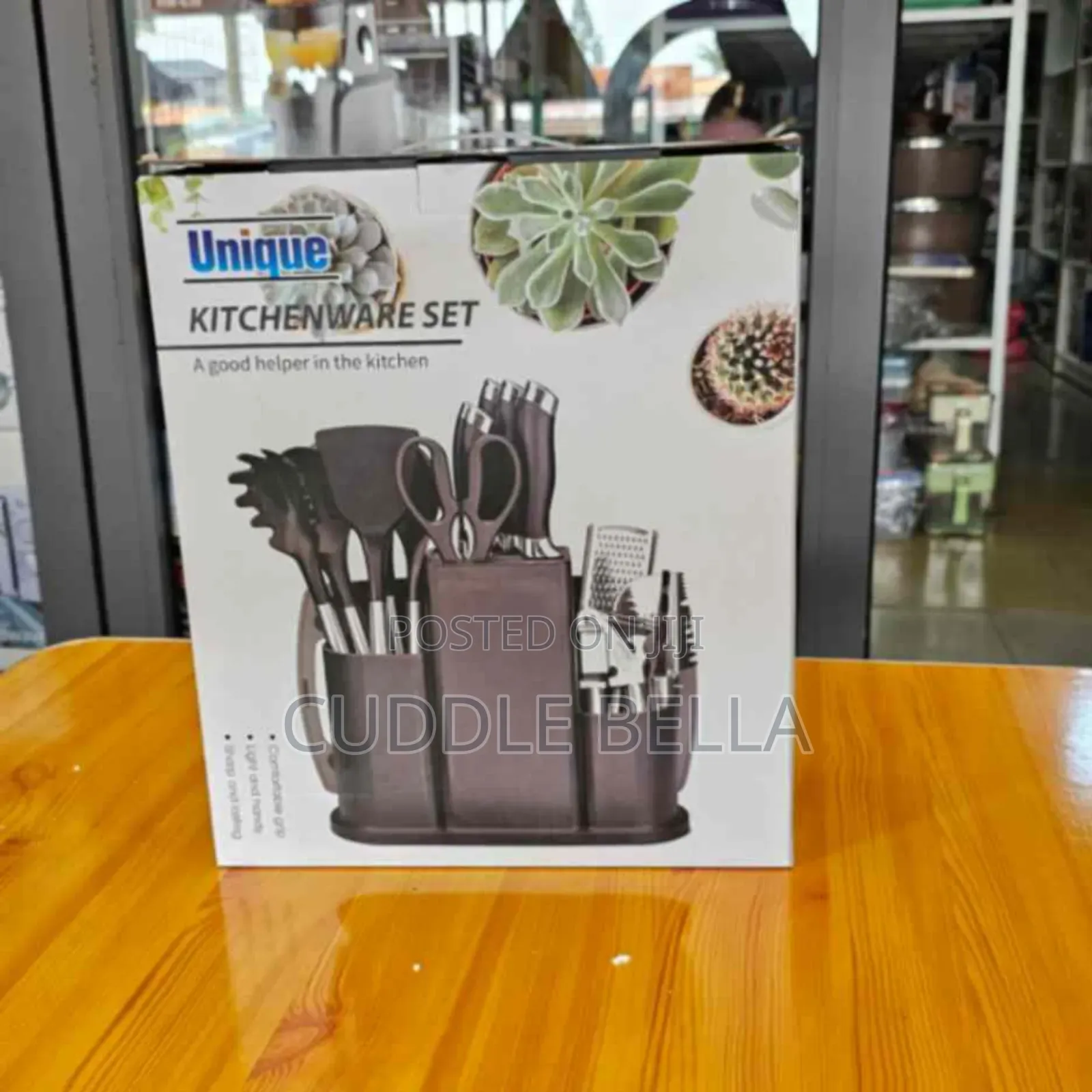 00696 -Unique Silicone Ladle Set Plenty Black in Madina - Kitchenware ...