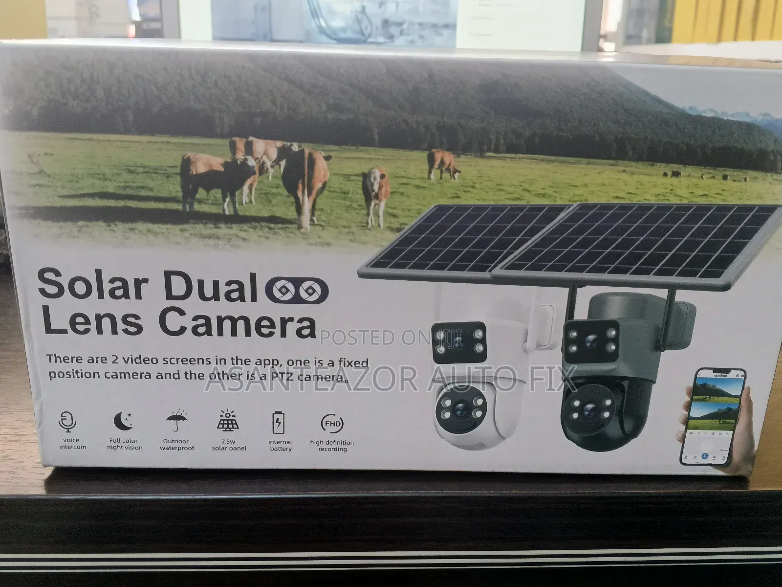 Solar CCTV Camera Dual Lens 4g in Abossey Okai - Security ...