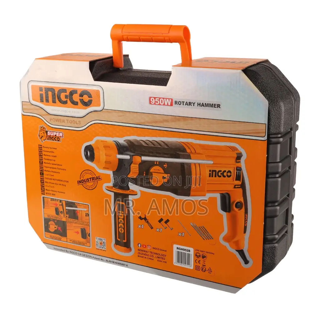 950 Watt Rotary Hammer With 5pcs Bits Set - Rgh9528 in Accra ...