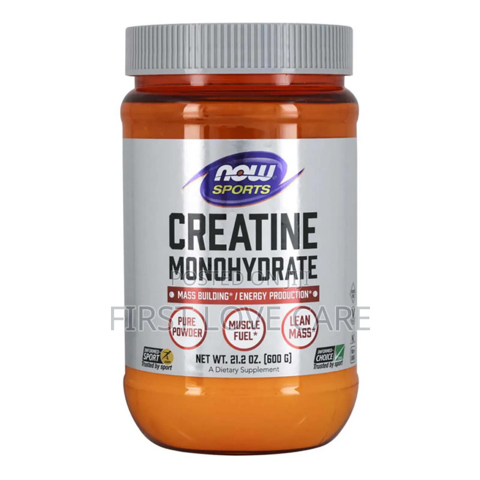 Now Creatine Monohydrate Powder 600mg in Adenta - Vitamins ...