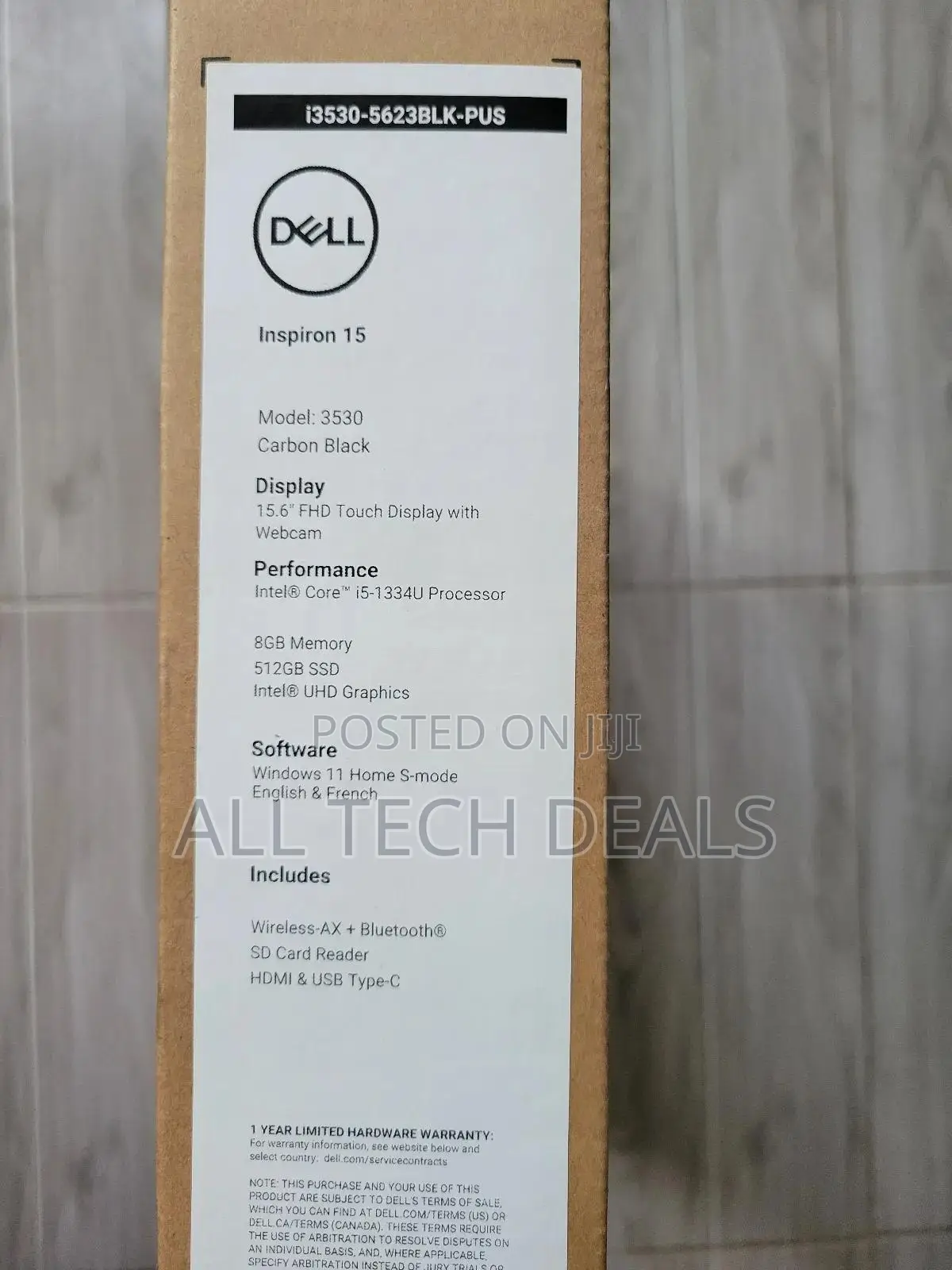 New Laptop Dell Inspiron 15 8GB Intel Core i5 SSD 512GB in Achimota ...