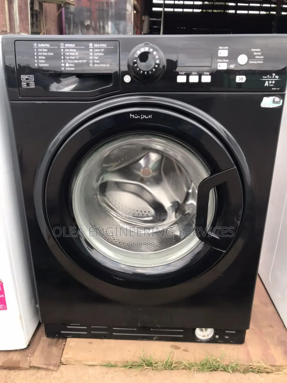 Hotpoint 7 Kg Black Wash and Spin in Lapaz - Home Appliances, Olea ...