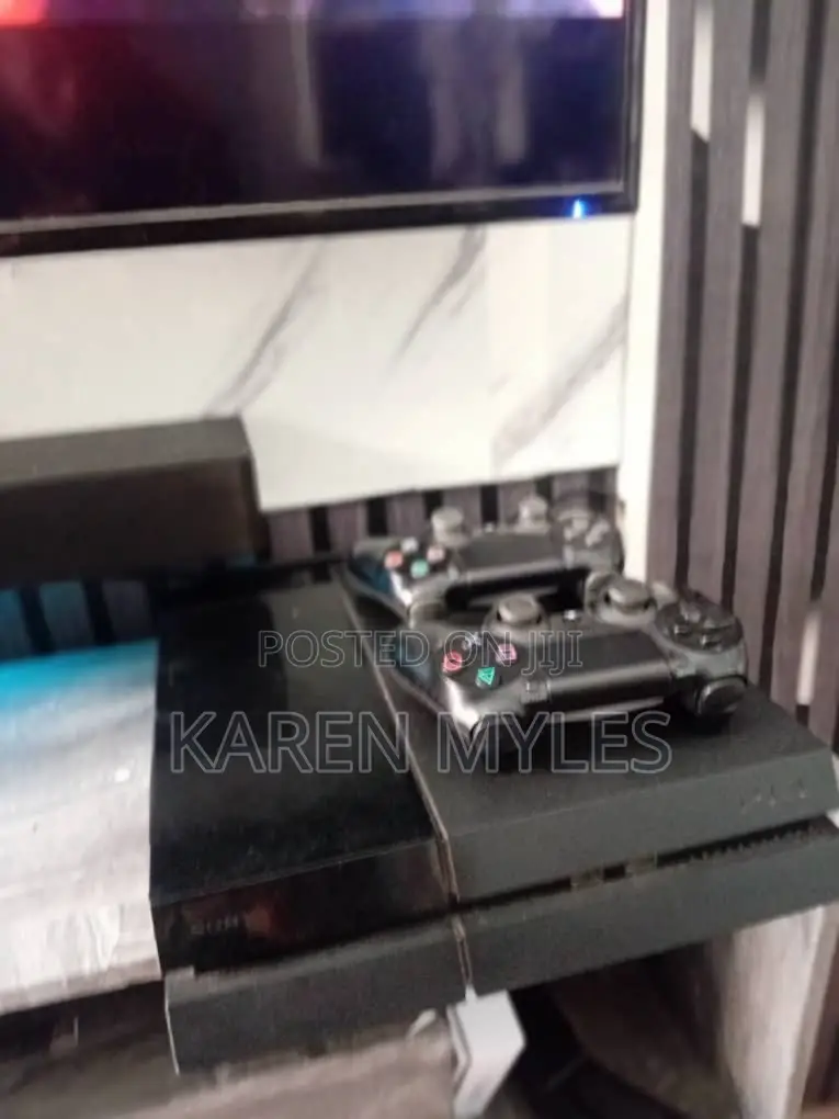 Ps4 Console With Two Controllers and 5 Games in Tema Metropolitan ...