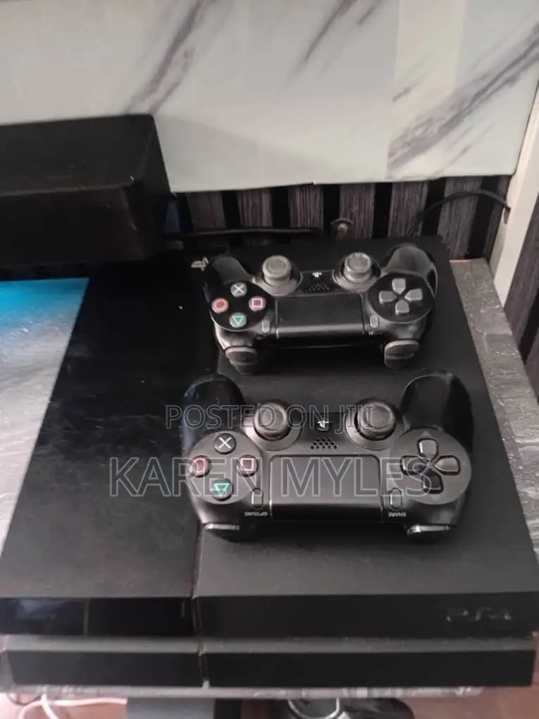 Ps4 Console With Two Controllers and 5 Games in Tema Metropolitan ...
