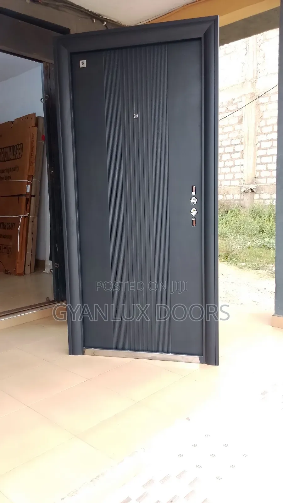 Dark Ash Full Metal Security Door Single in Accra Metropolitan - Doors ...