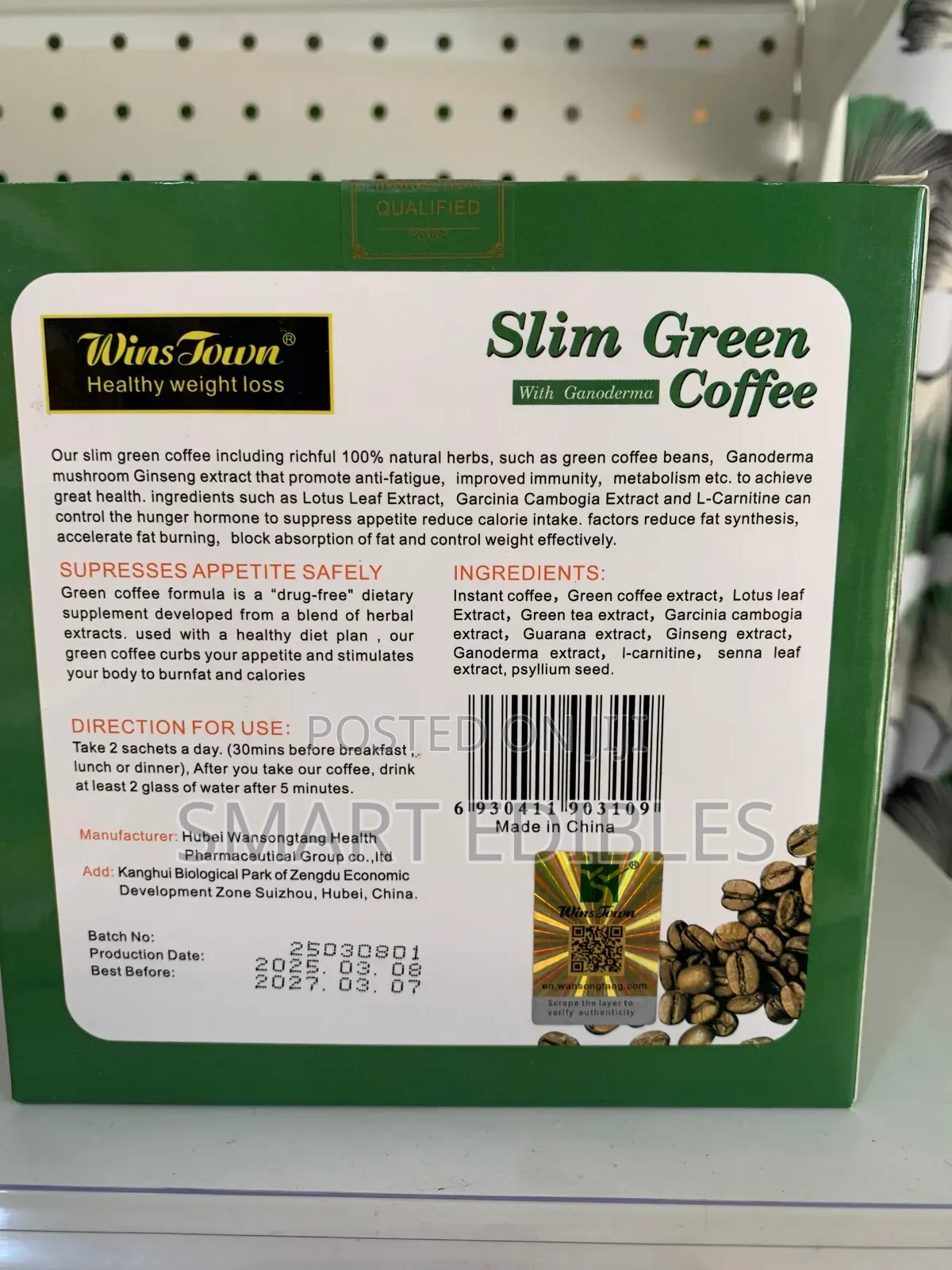 Slim Green Coffee With Ganoderma in Kumasi Metropolitan - Food ...