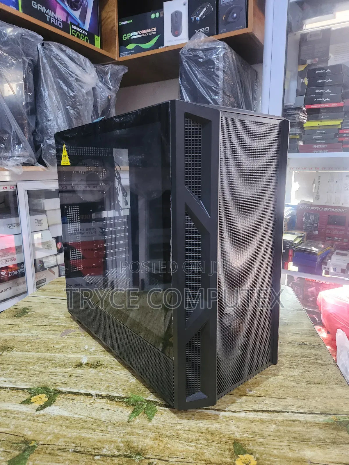 Ruix P31 Plus(Mesh) Mid Tower Gaming Pc Case E-atx Tempered Glass for ...